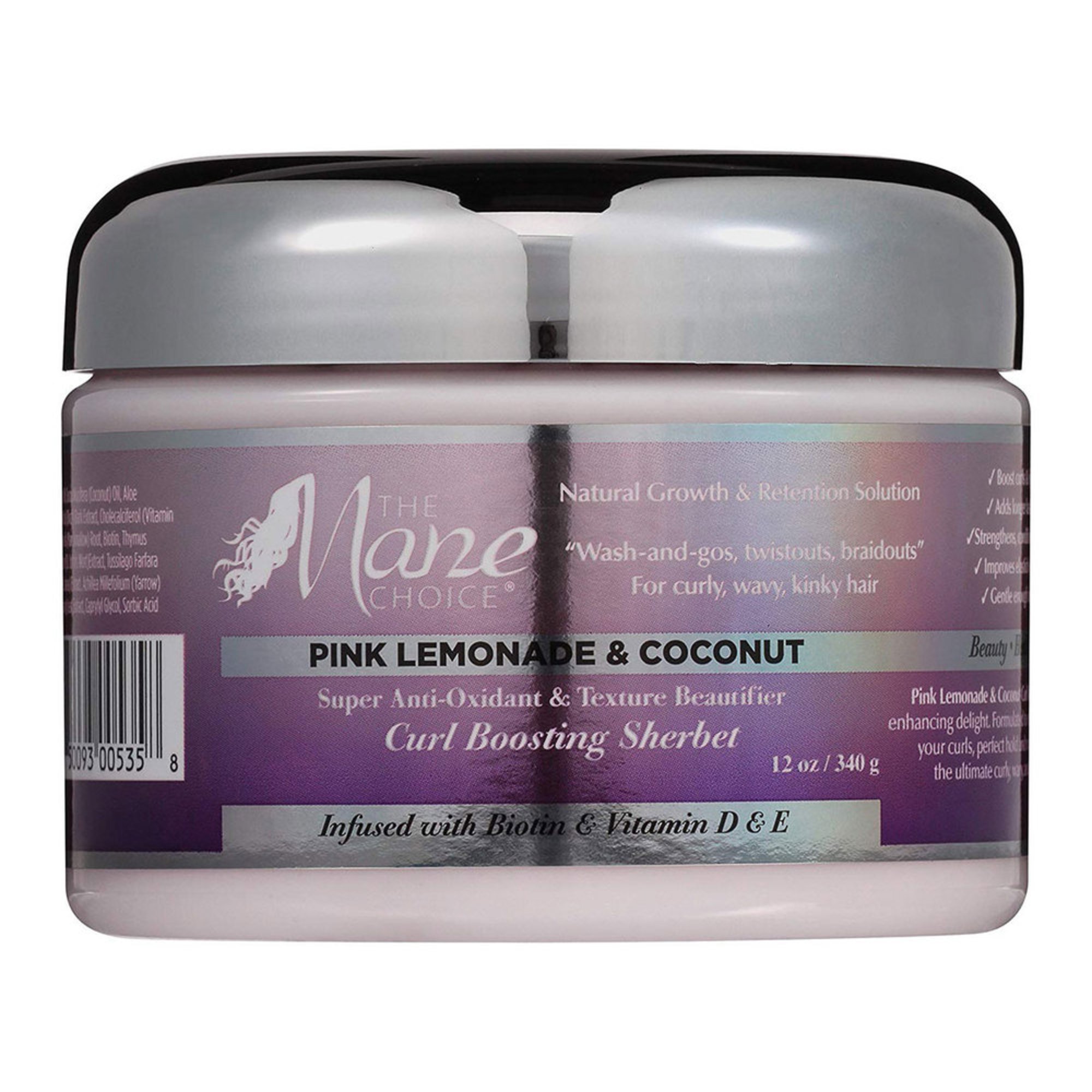 The Mane Choice Pink Lemonade & Coconut Curl Boosting Cream | Curl ...
