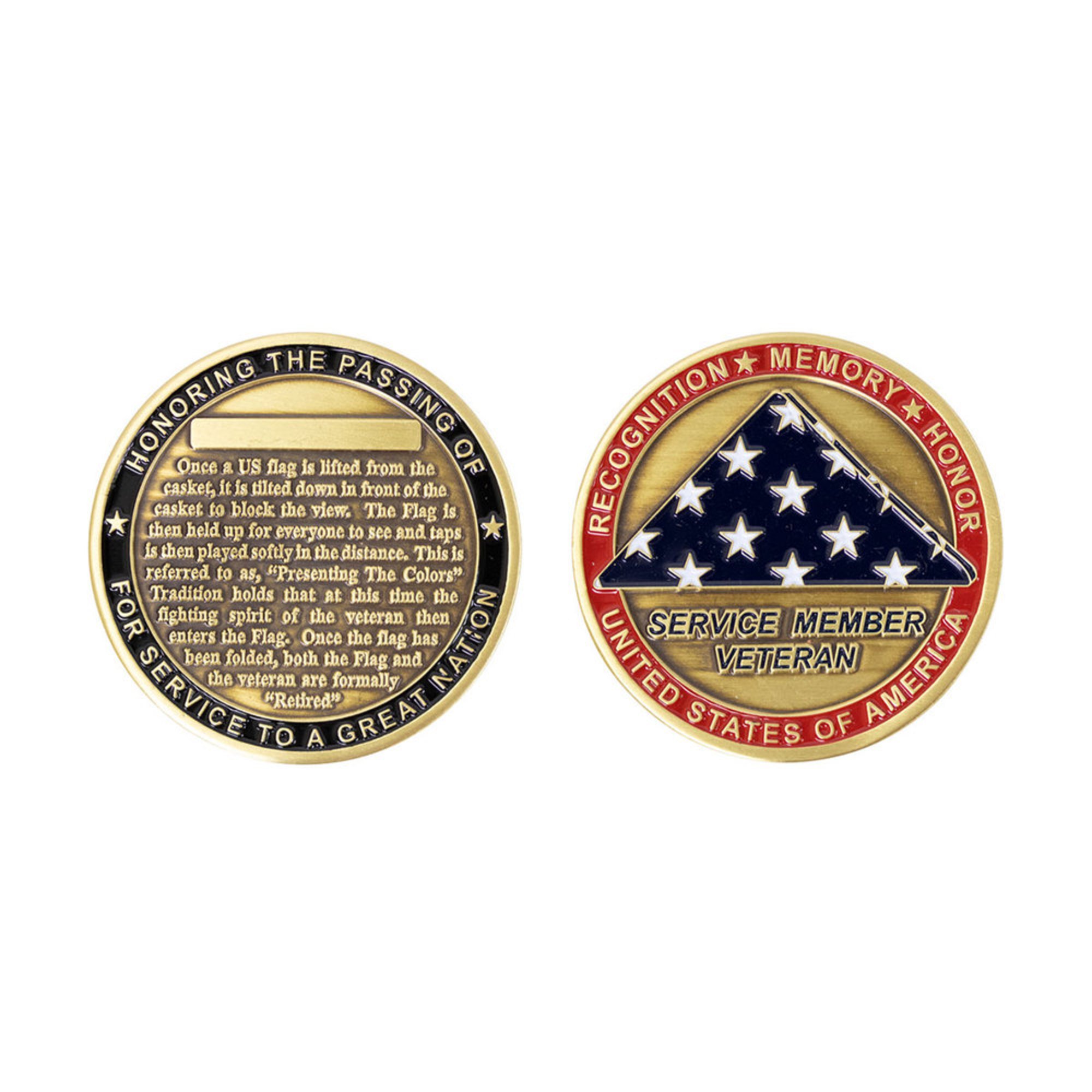 Vanguard Usn Presenting The Flag Coin | Coins | Navy Pride - Shop Your ...