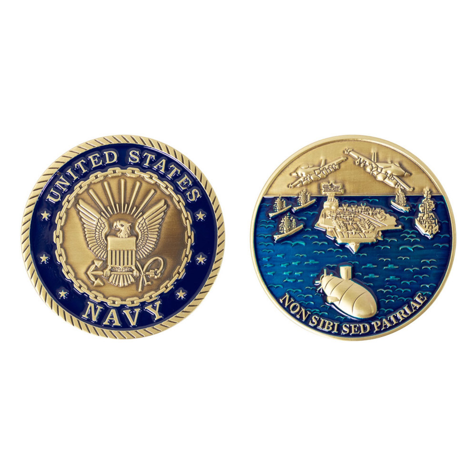 Vanguard Us Navy Theme Coin | Coins | Navy Pride - Shop Your Navy ...