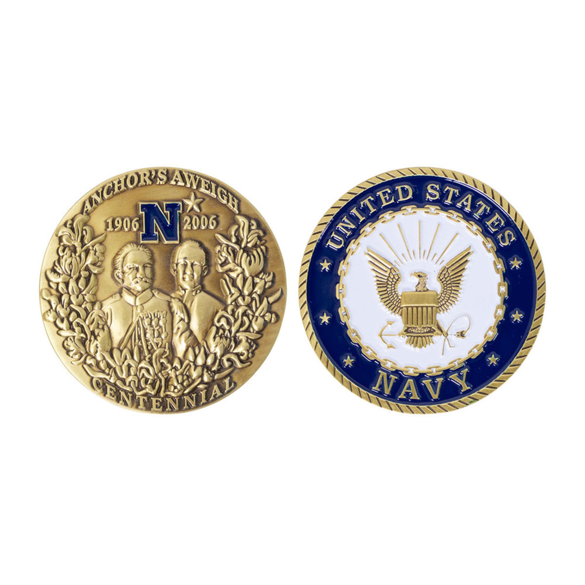 Vanguard Anchors Aweigh Centennial Coin | Coins | Navy Pride - Shop ...