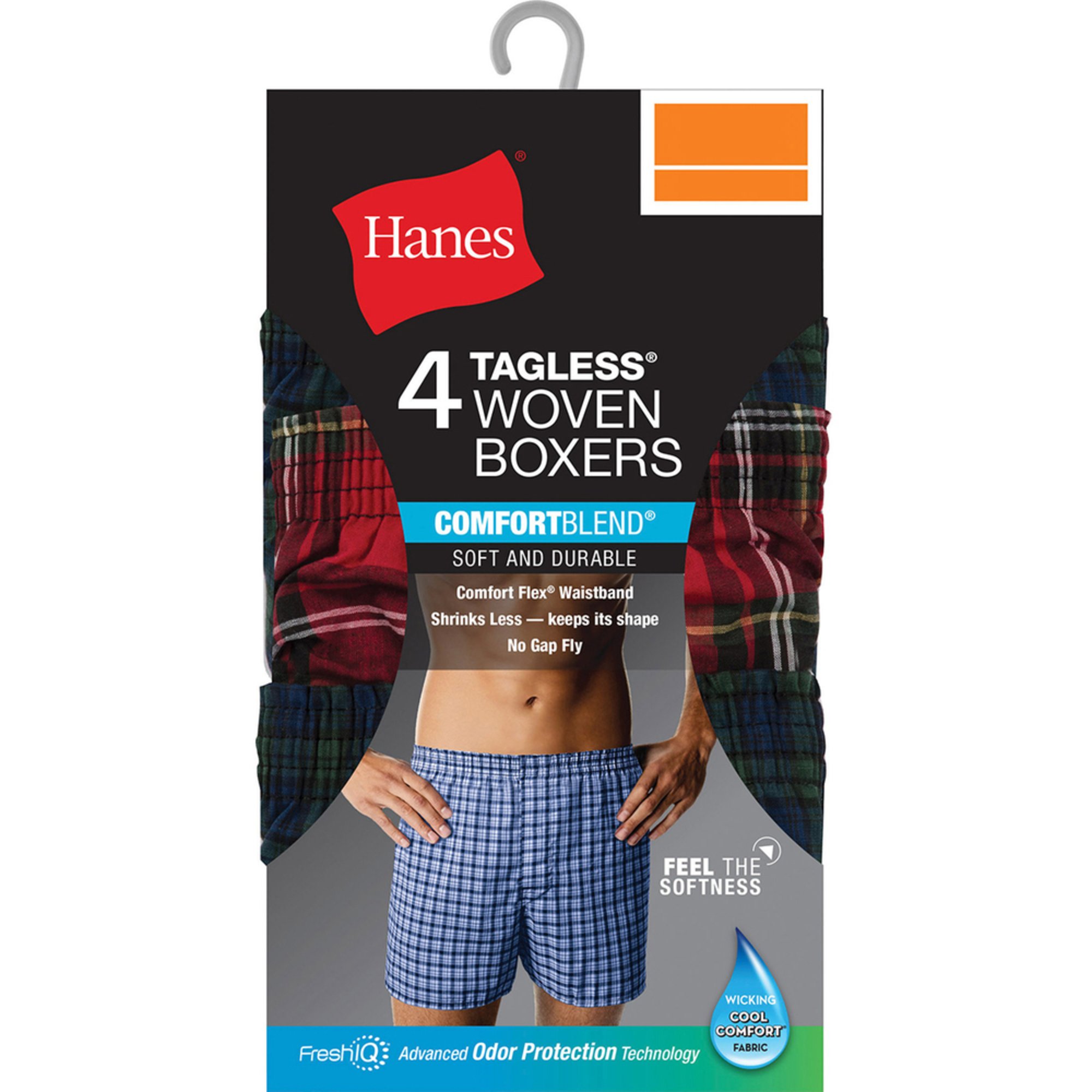 Hanes Men's Comfort Blend 4-pack Woven Boxers | Men's Underwear ...