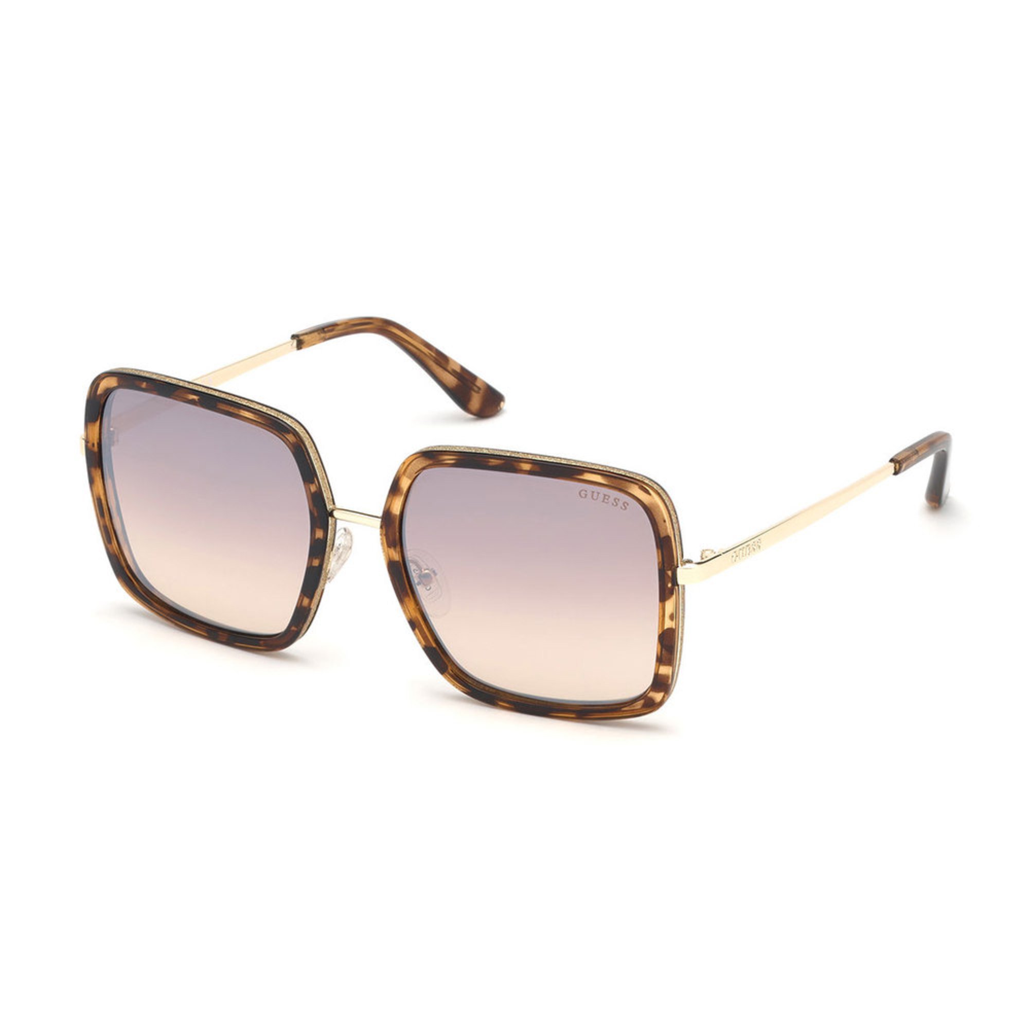 Guess Women's Tortoise Frame Brown Lens Sunglasses 56mm | Women's ...