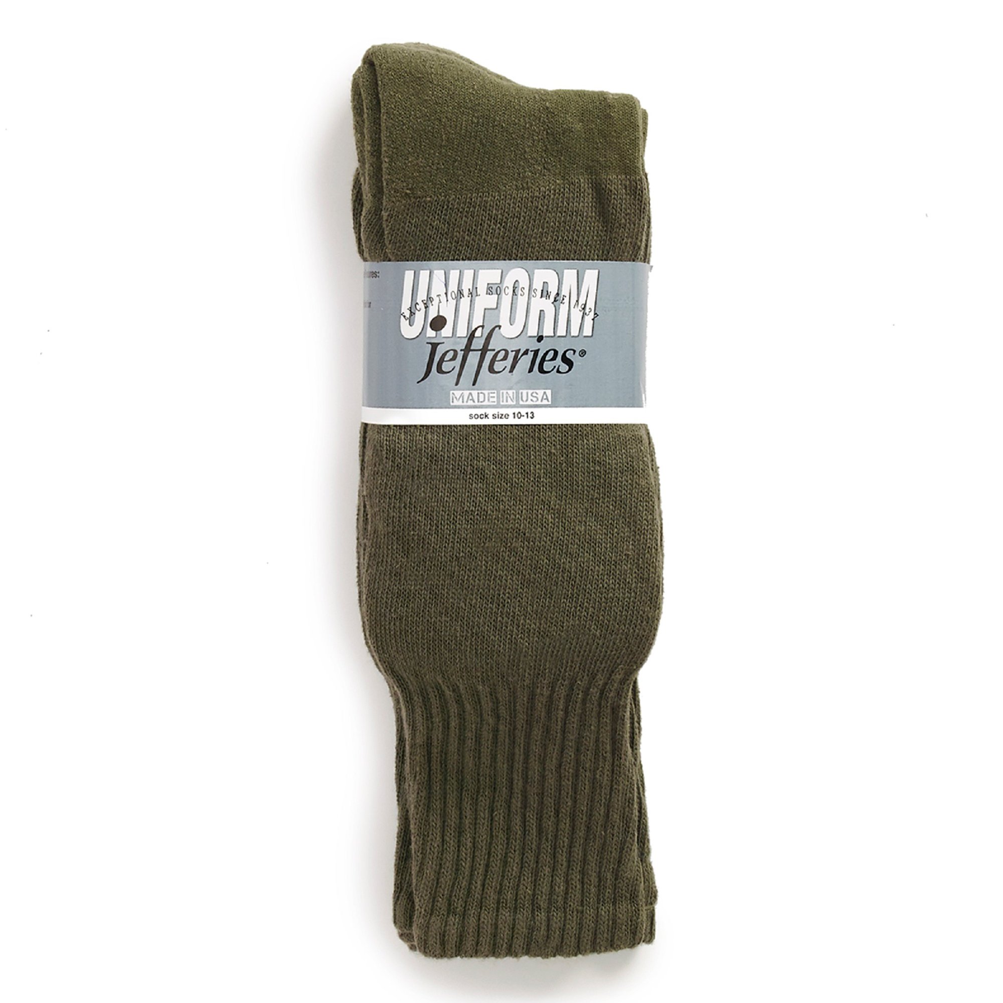 Jefferies Foliage Green Combat Boot Socks 3 Pack Style #31242 | Air ...