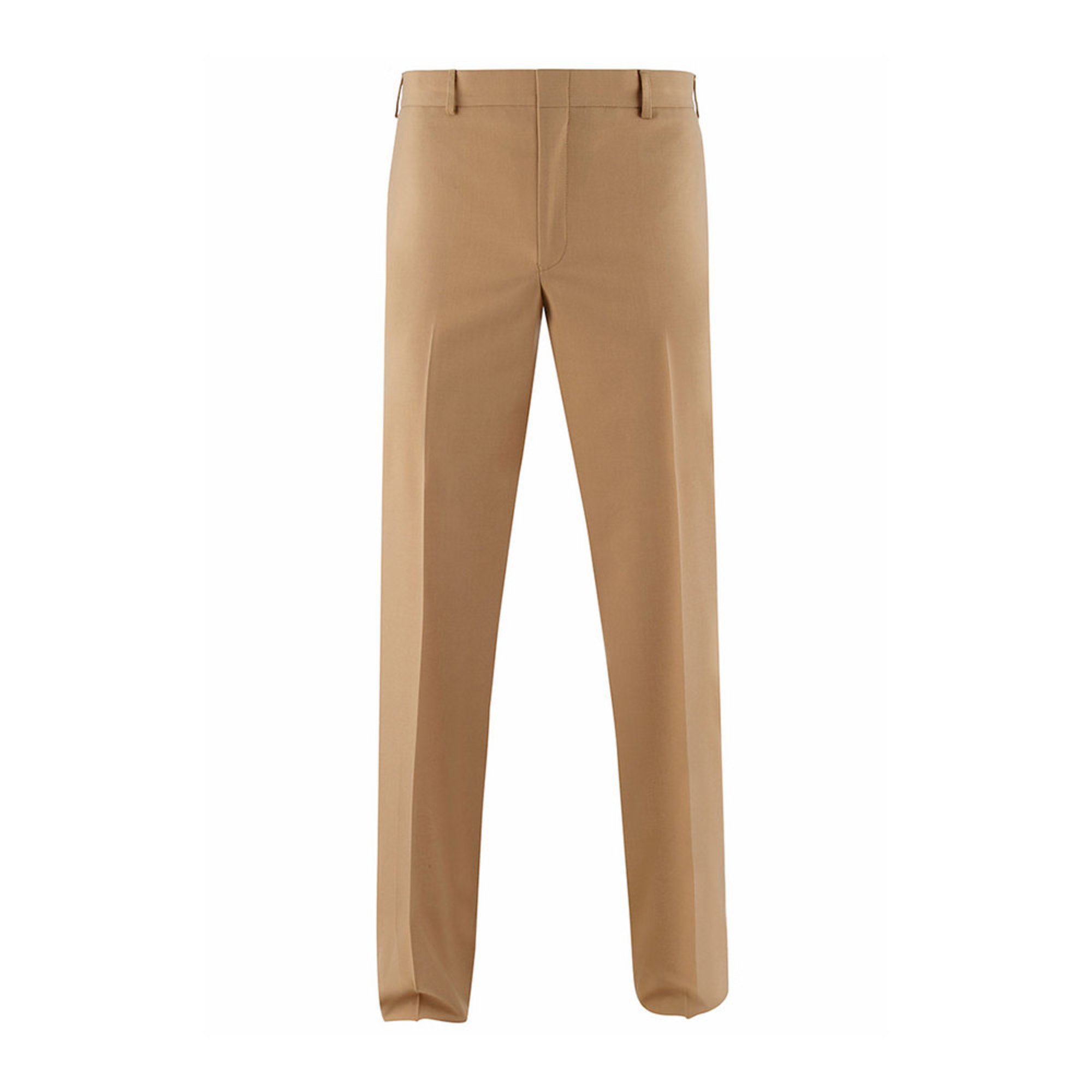 Men's Khaki Poly/wool Trousers, Classic Fit | Service Khaki | Military ...