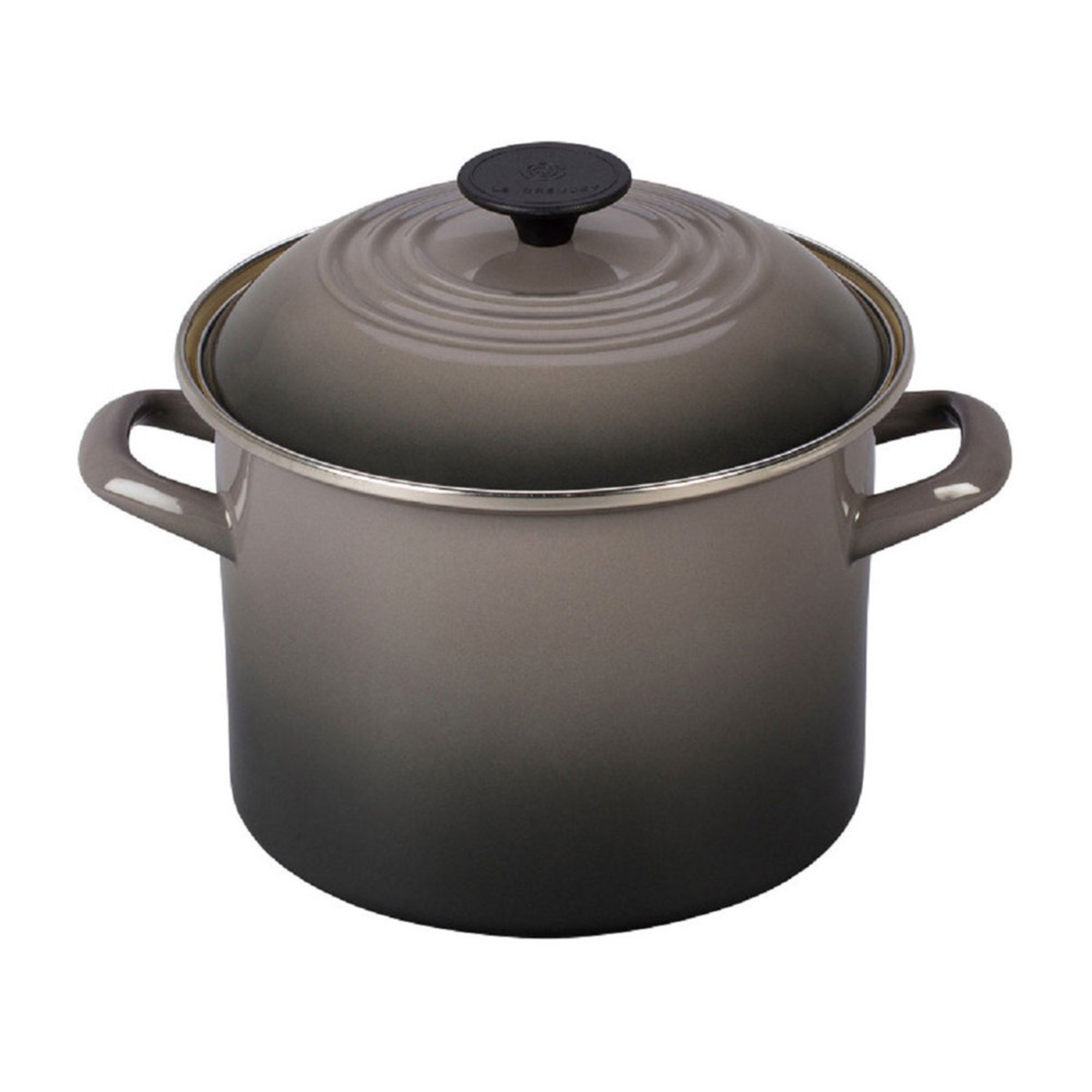 Le Creuset 10-quart Enamel Over Steel Stock Pot, Oyster | Stock, Soup ...