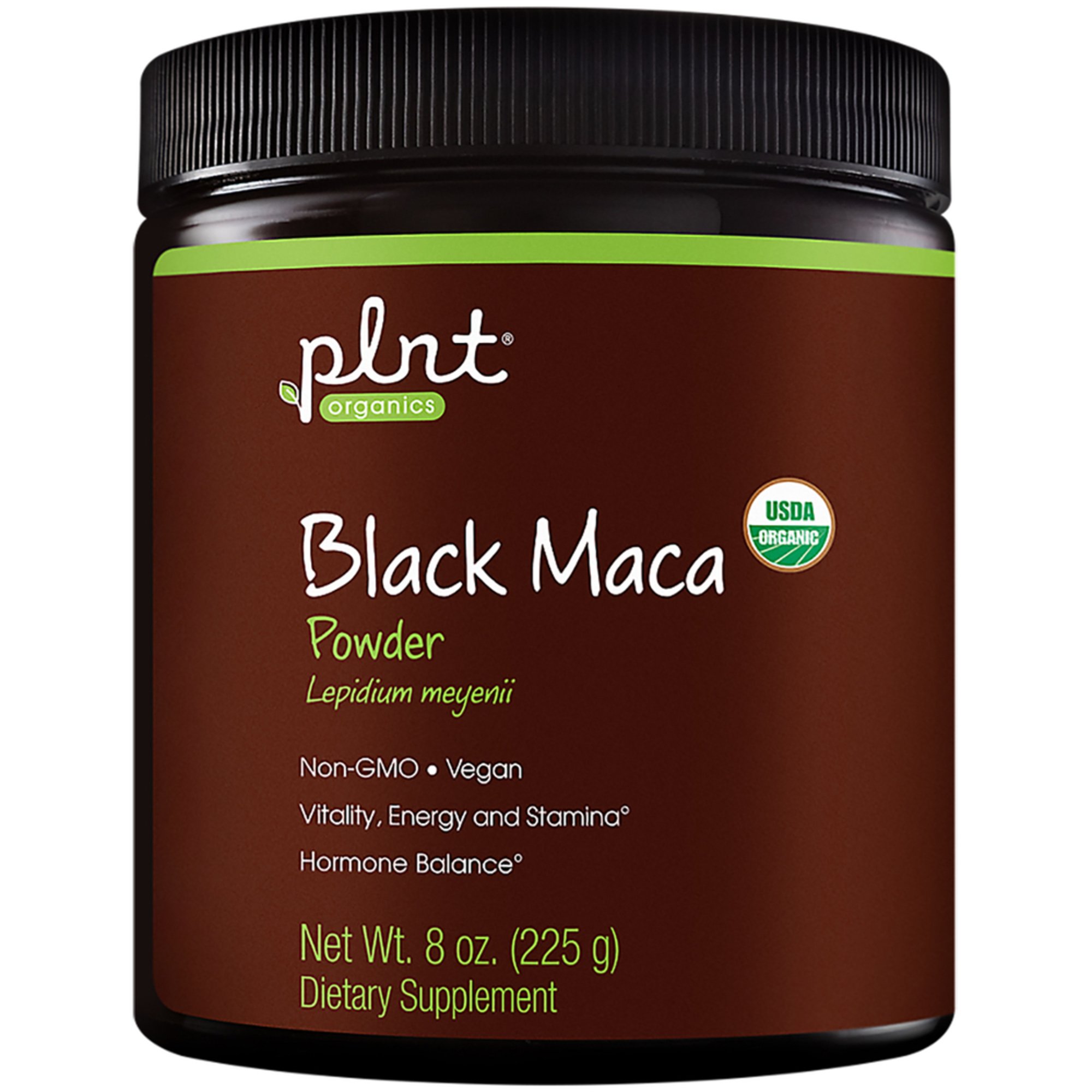 Plnt Organic Black Maca Non-gmo & Vegan Powder, 45-servings | Milk ...