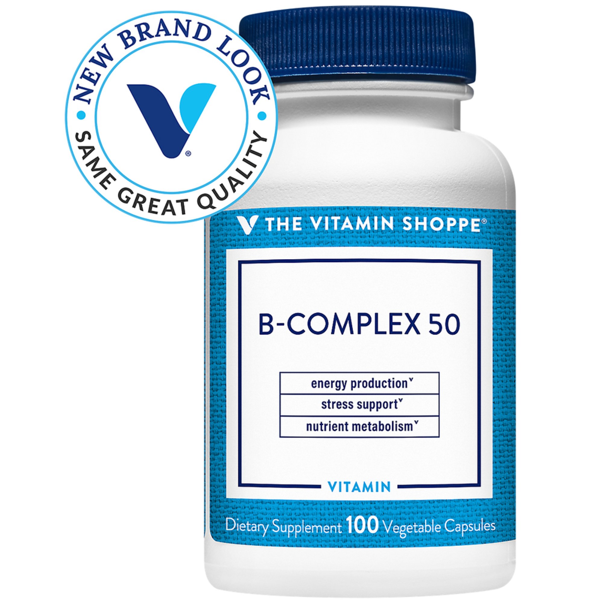 The Vitamin Shoppe B-complex 50 100 Vegetarian Capsules | Letters ...