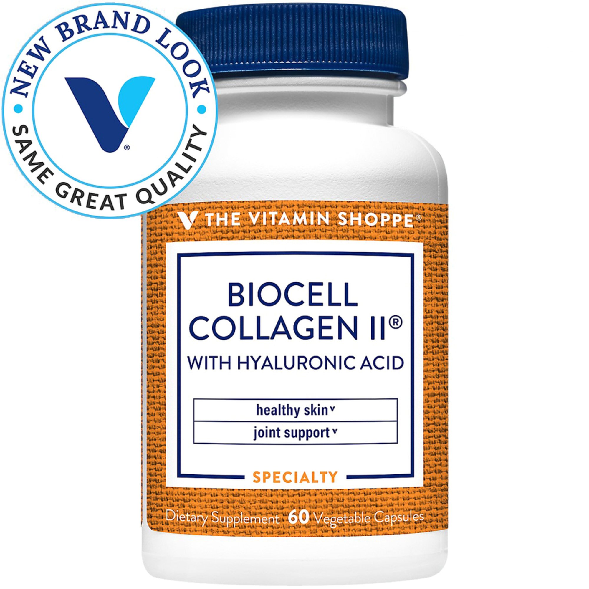 The Vitamin Shoppe Biocell Collagen Ii With Hyaluronic Acid 1,000mg ...