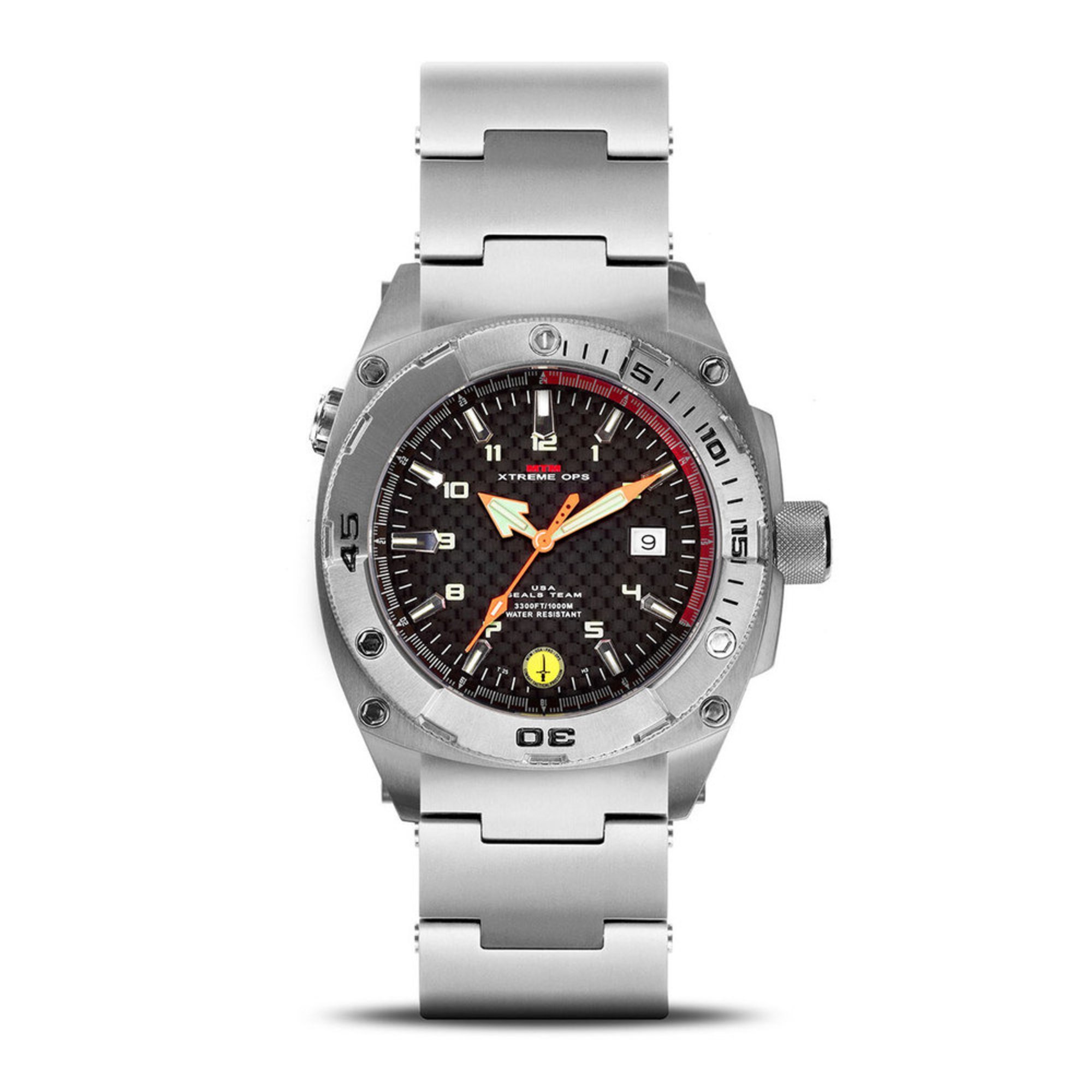 Mtm Special Ops Seal Black/silver Titanium Watch, 44mm | Men's Watches ...