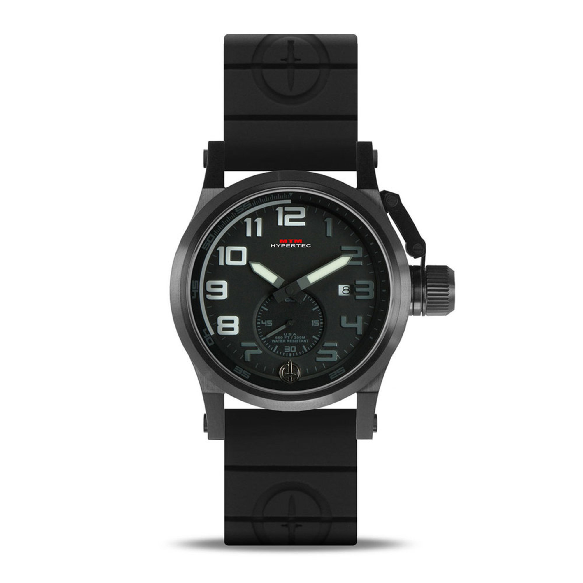 Mtm Special Ops Hypertec Chrono 1 Black/white Black Watch, 44mm | Men's ...