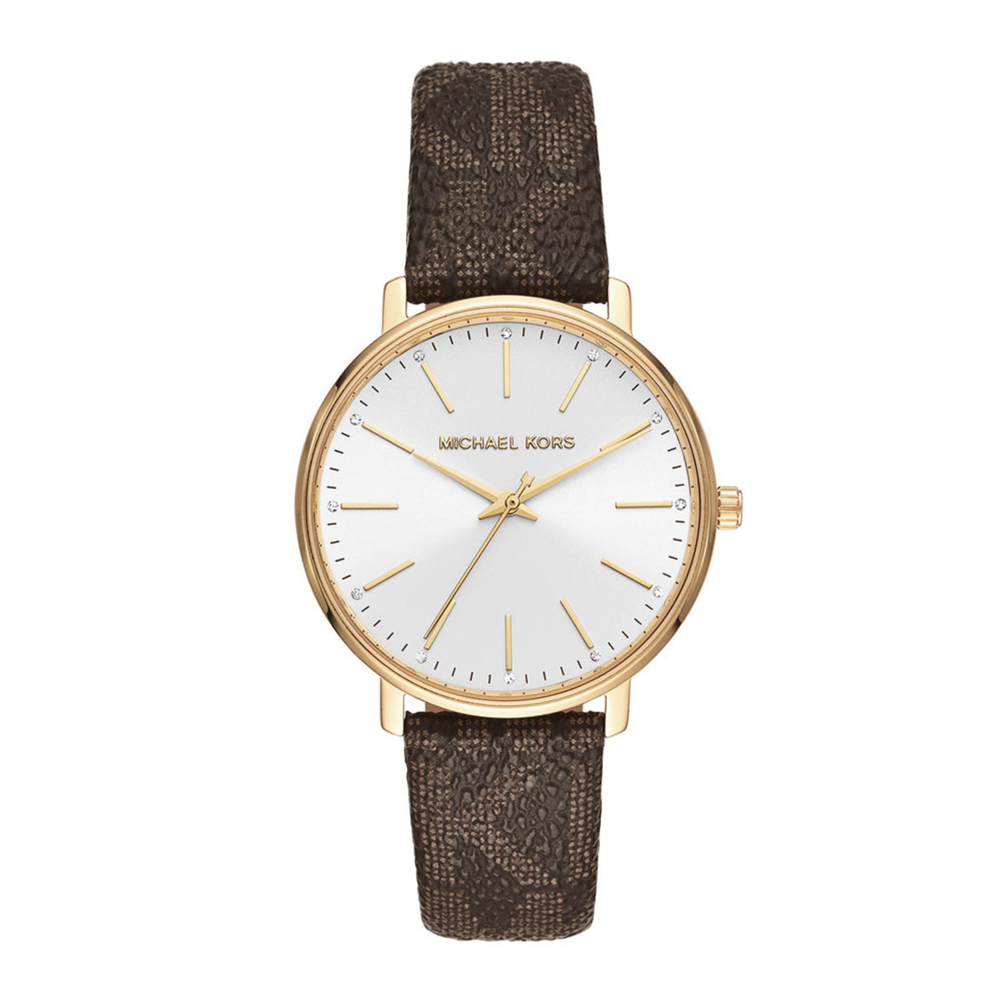 Michael Kors Women's Pyper Leather Watch, 38mm | Women's Watches ...