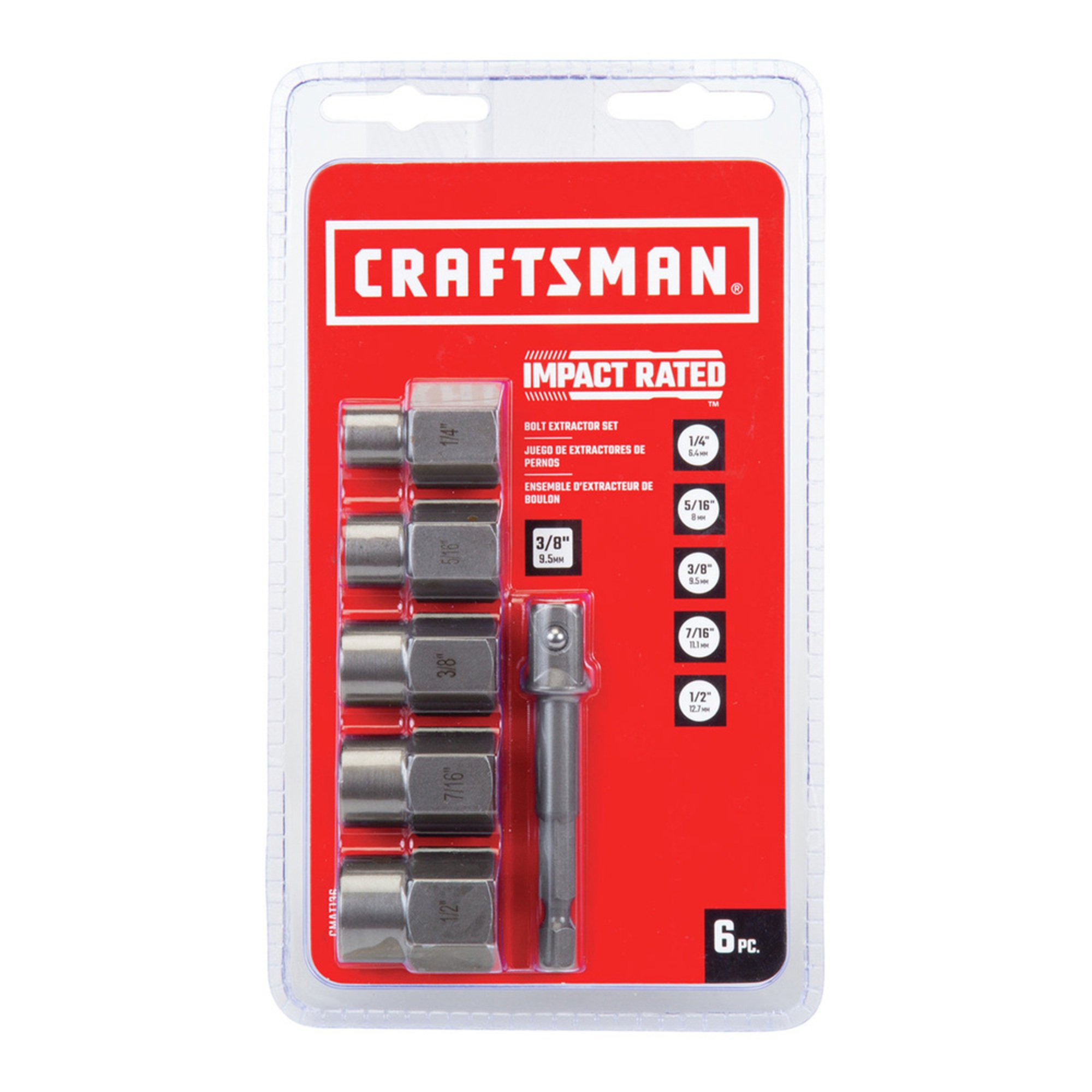 Craftsman Impact Ready 6-piece Bolt Extractor Set | Power Tools | Pet ...