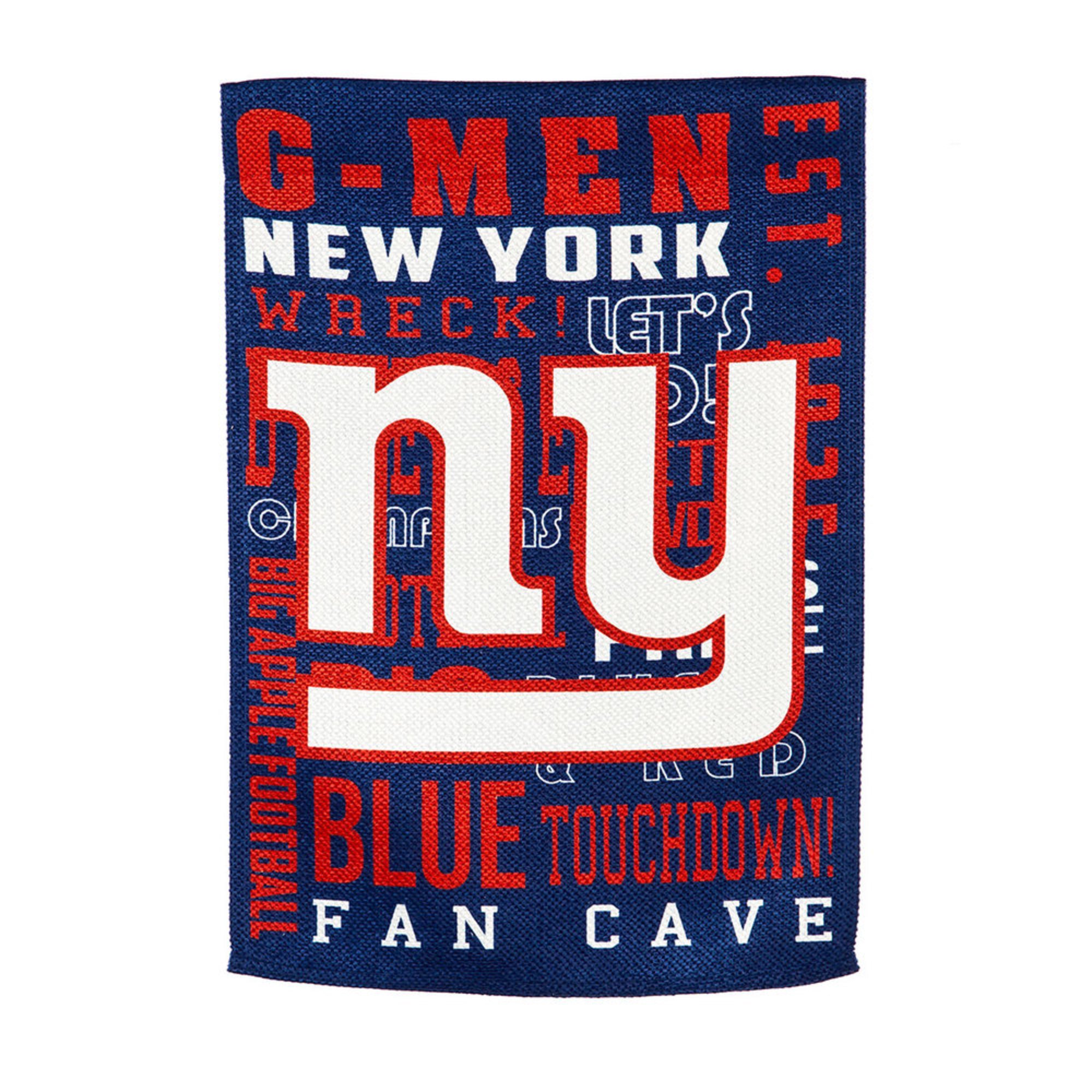 Evergreen New York Giants Fan Rules Garden Flag | Garden Flags | Nfl ...