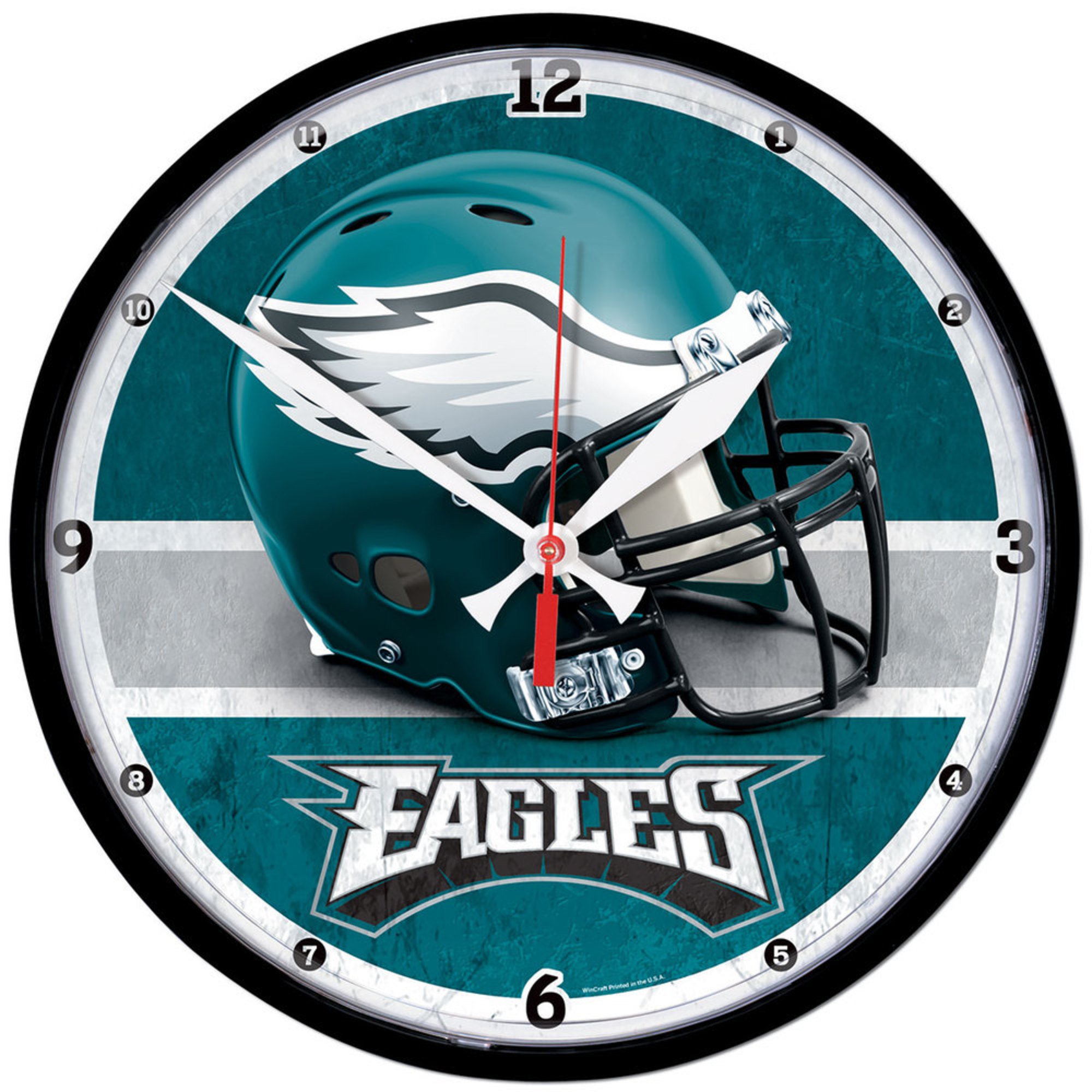 Wincraft Philadelphia Eagles Round Clock | Clocks | Nfl Shop - Shop ...