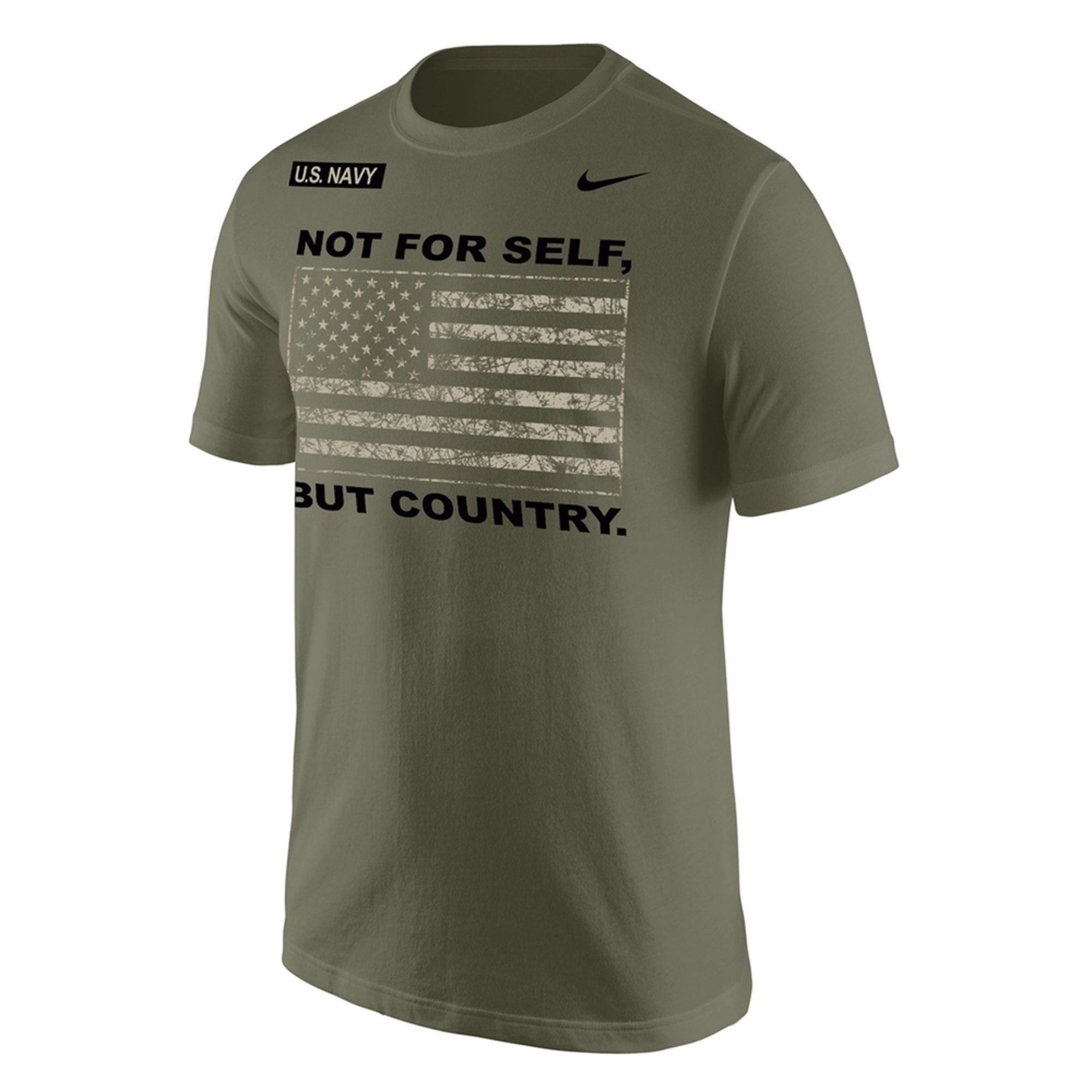 Nike Men's Usn Not For Self, But Country Tee | Men's Navy Pride Tees ...