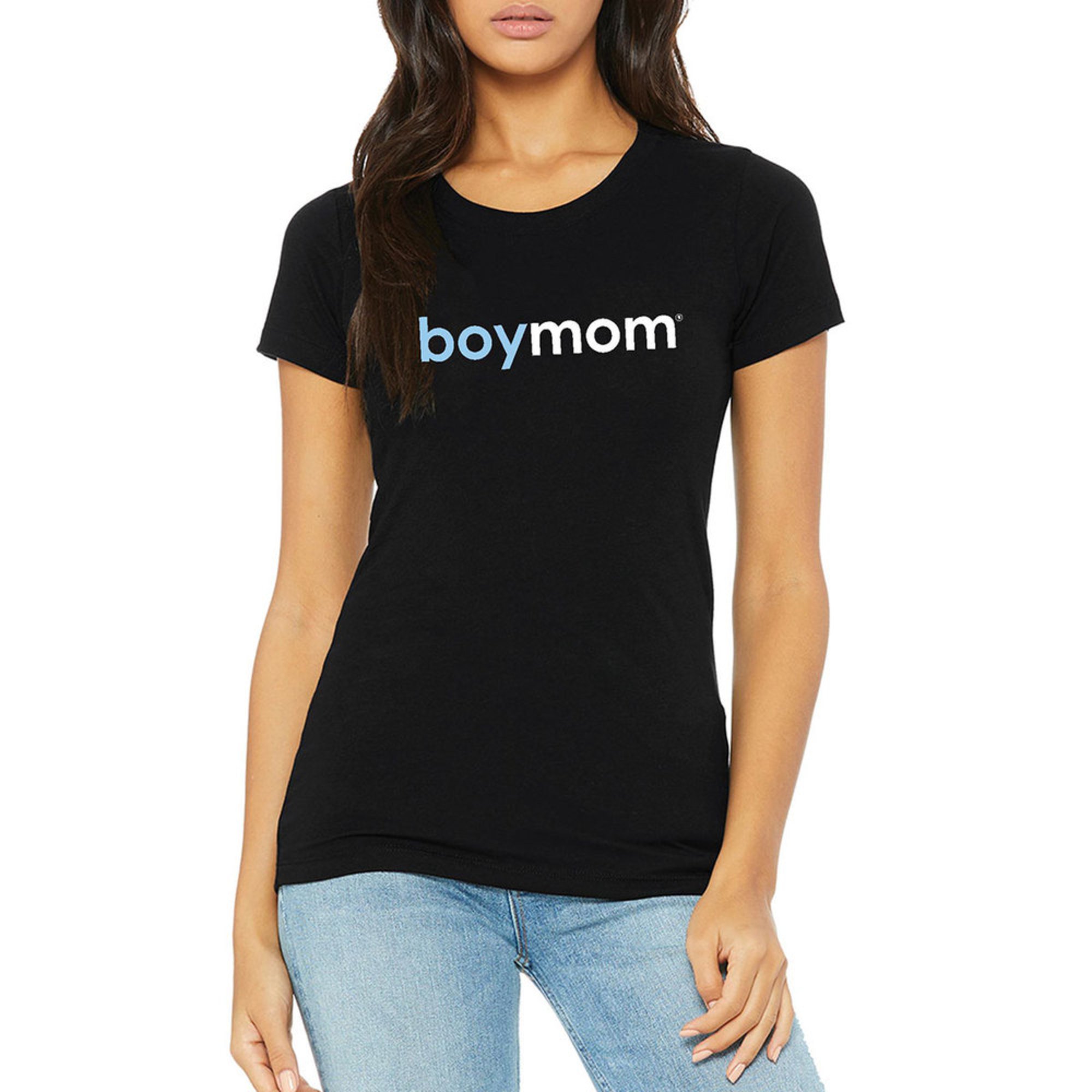 Boymom Women's Boymom Logo Tee | Casual & Dress Tees & Tops | Apparel ...