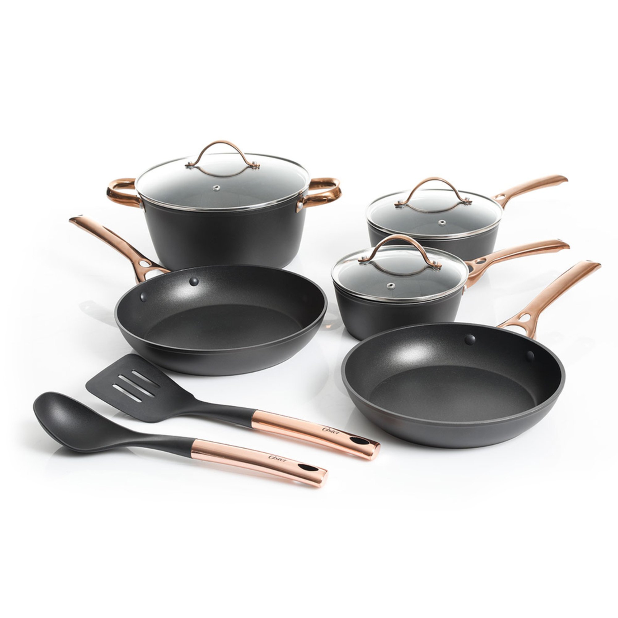 Oster Allsberg 10-piece Cookware Set | Cookware Sets | For The Home ...