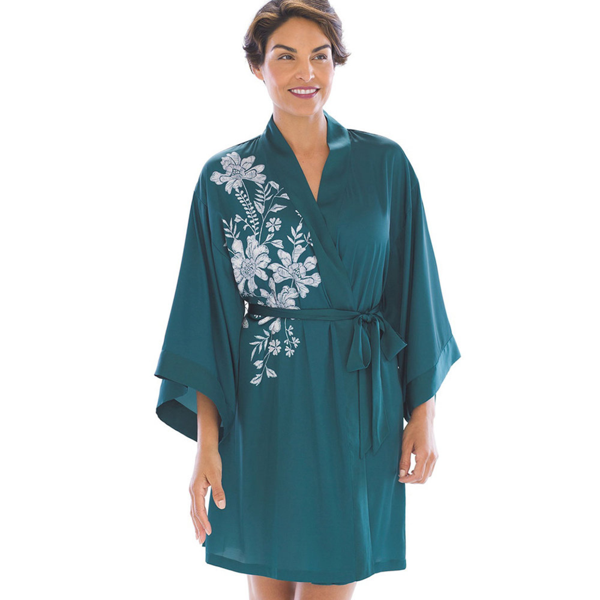 Soma Women's Satin Short Robe | Pj's & Sleepshirts | Apparel - Shop ...
