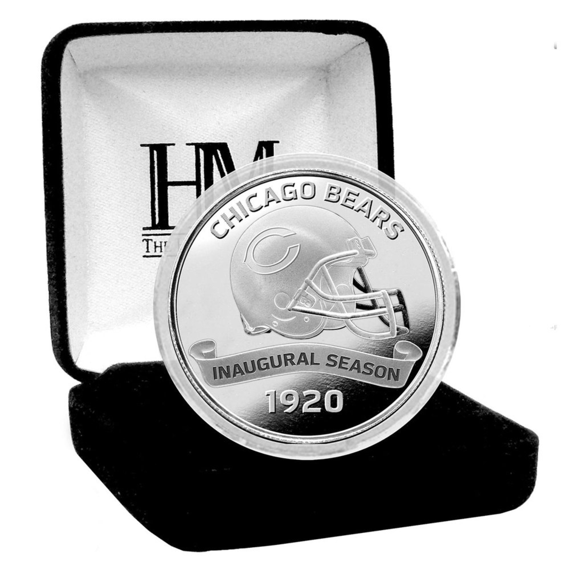 The Highland Mint Chicago Bears 100th Anniversary Silver Mint Coin ...