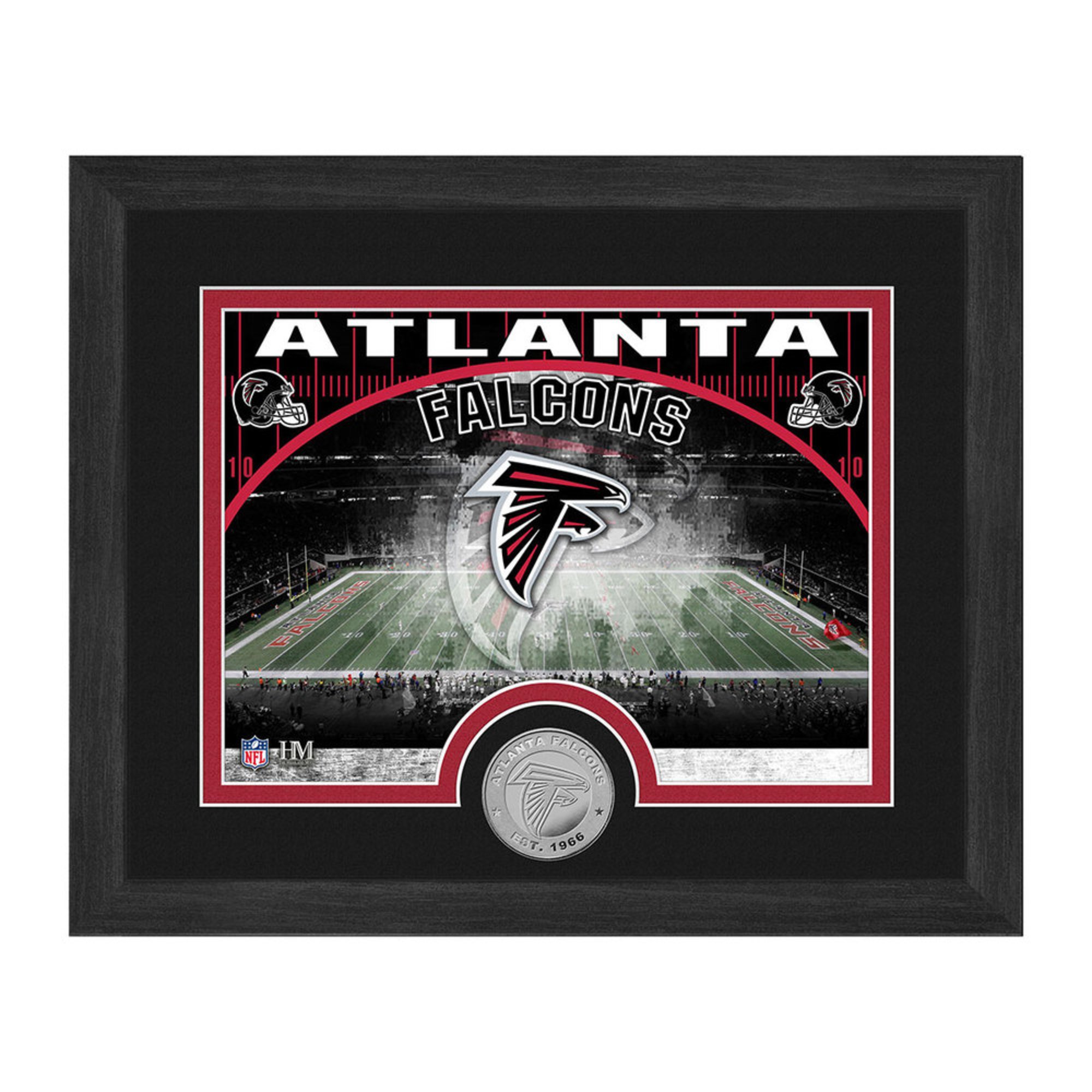 The Highland Mint Atlanta Falcons 9x11 Single Coin Team Photo | Coin ...