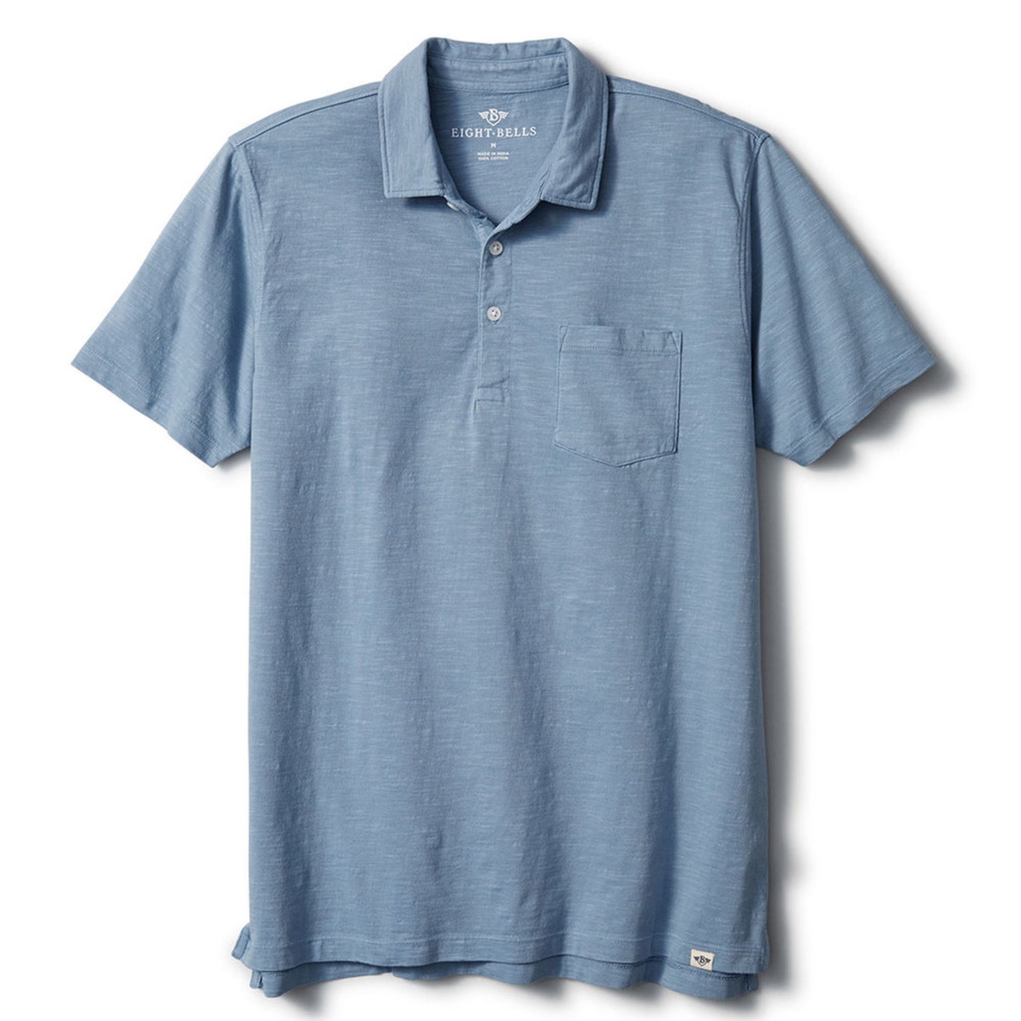 Eight Bells Men's Pocketed Slub Polo | Casual & Dress Polos | Apparel ...