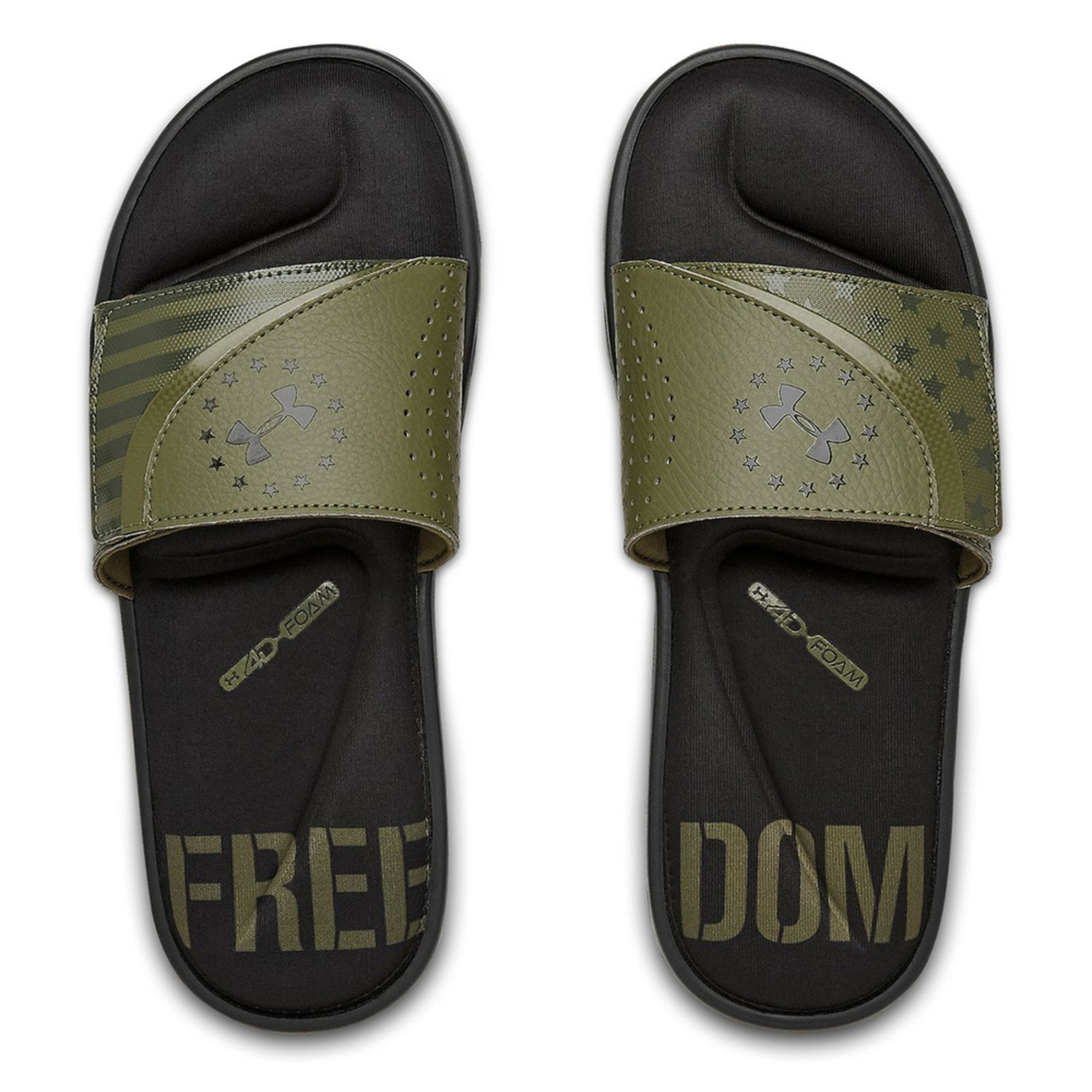 Under Armour Men's Ignite Freedom Slide Sandal | Men's Athletic Slides ...