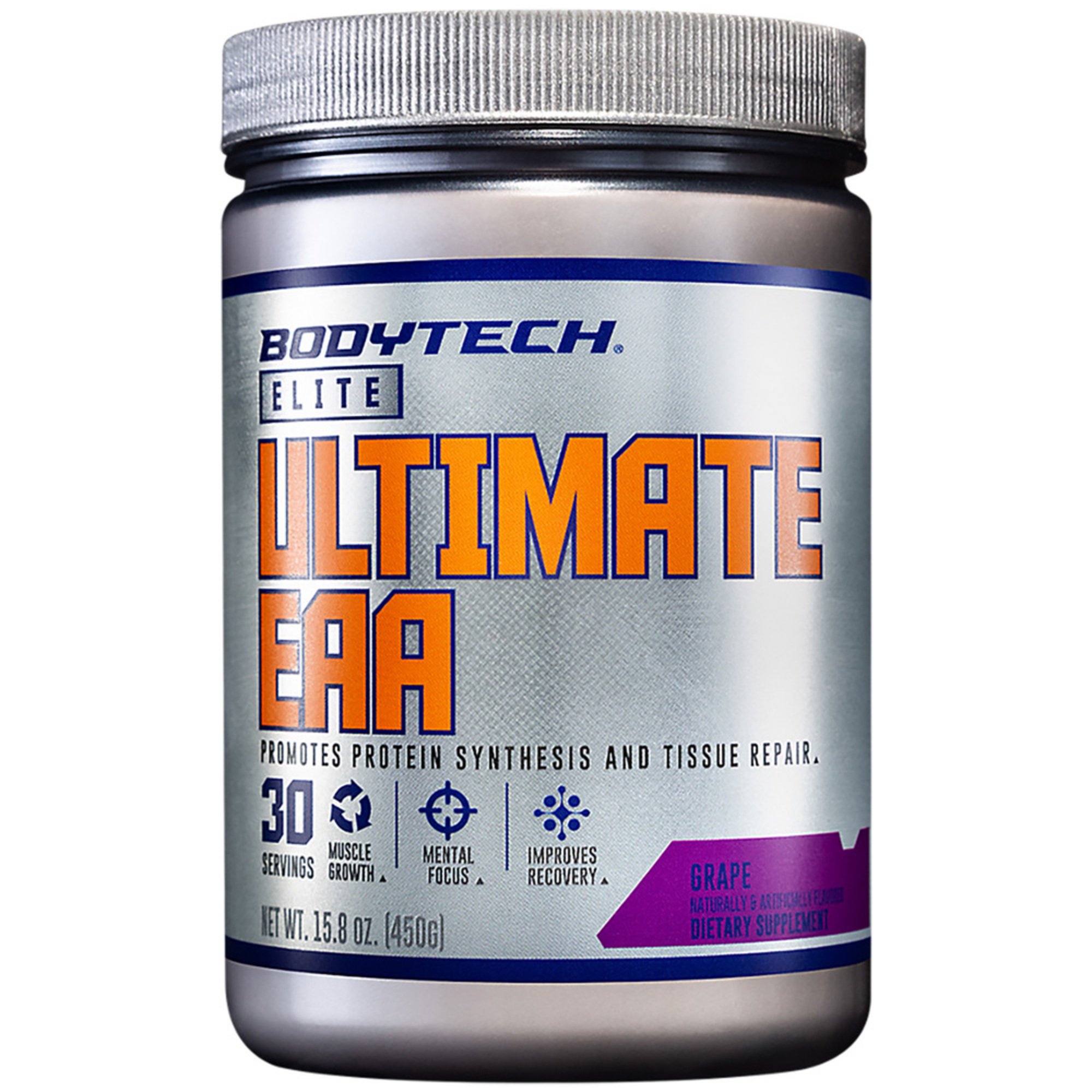Bodytech Elite Ultimate Eaa - Grape 15.8oz 30 Servings | Intra, Post ...