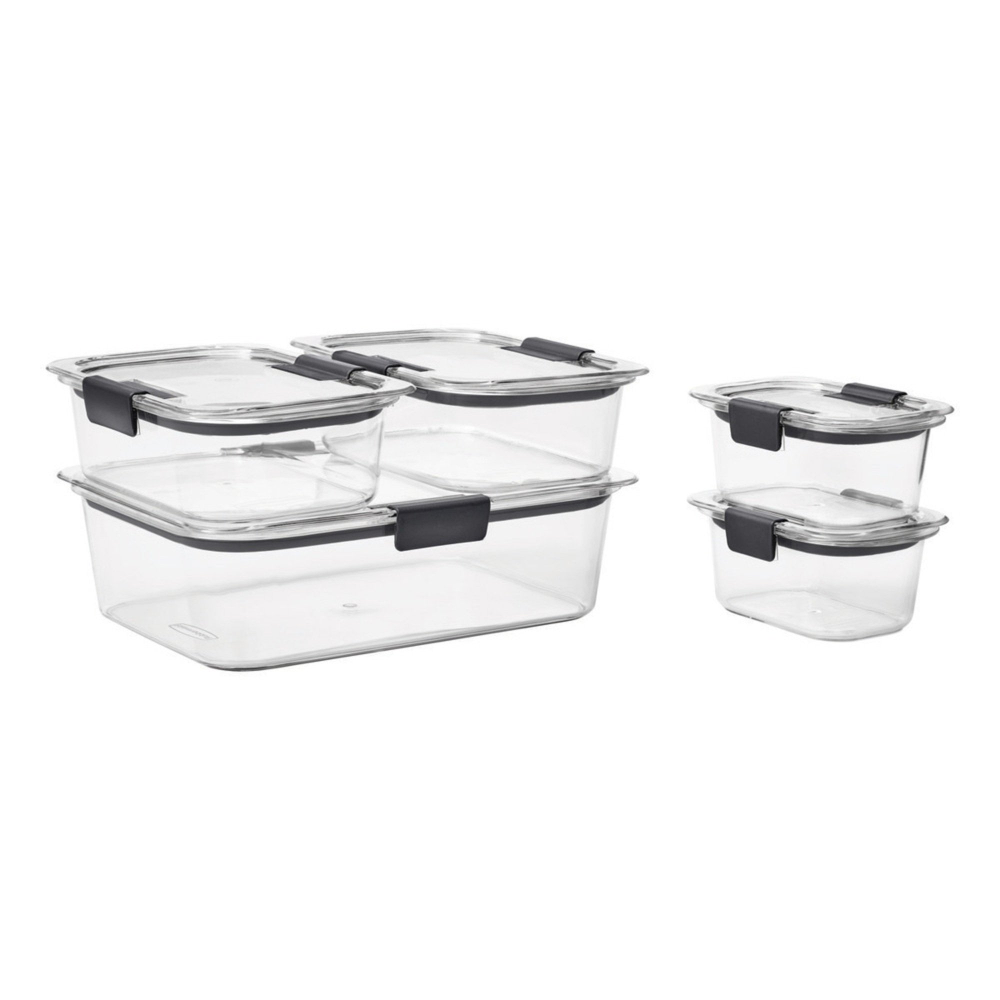 Rubbermaid Brilliance 10 Piece Food Storage Set | Food Storage ...