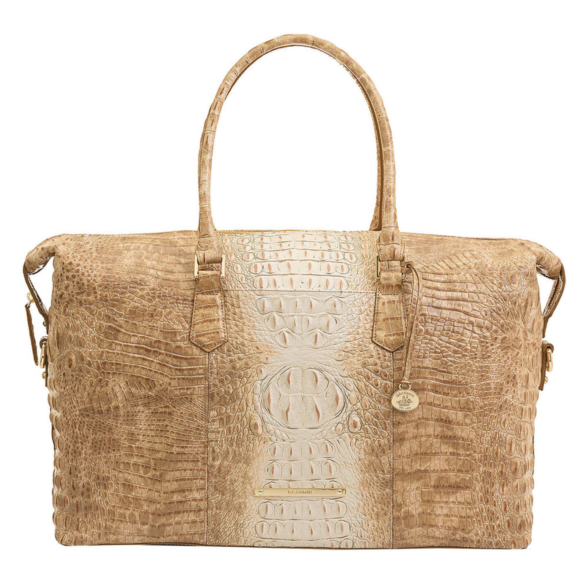 Brahmin Duxbury Weekender Melbourne Praline Melbourne | Handbags ...
