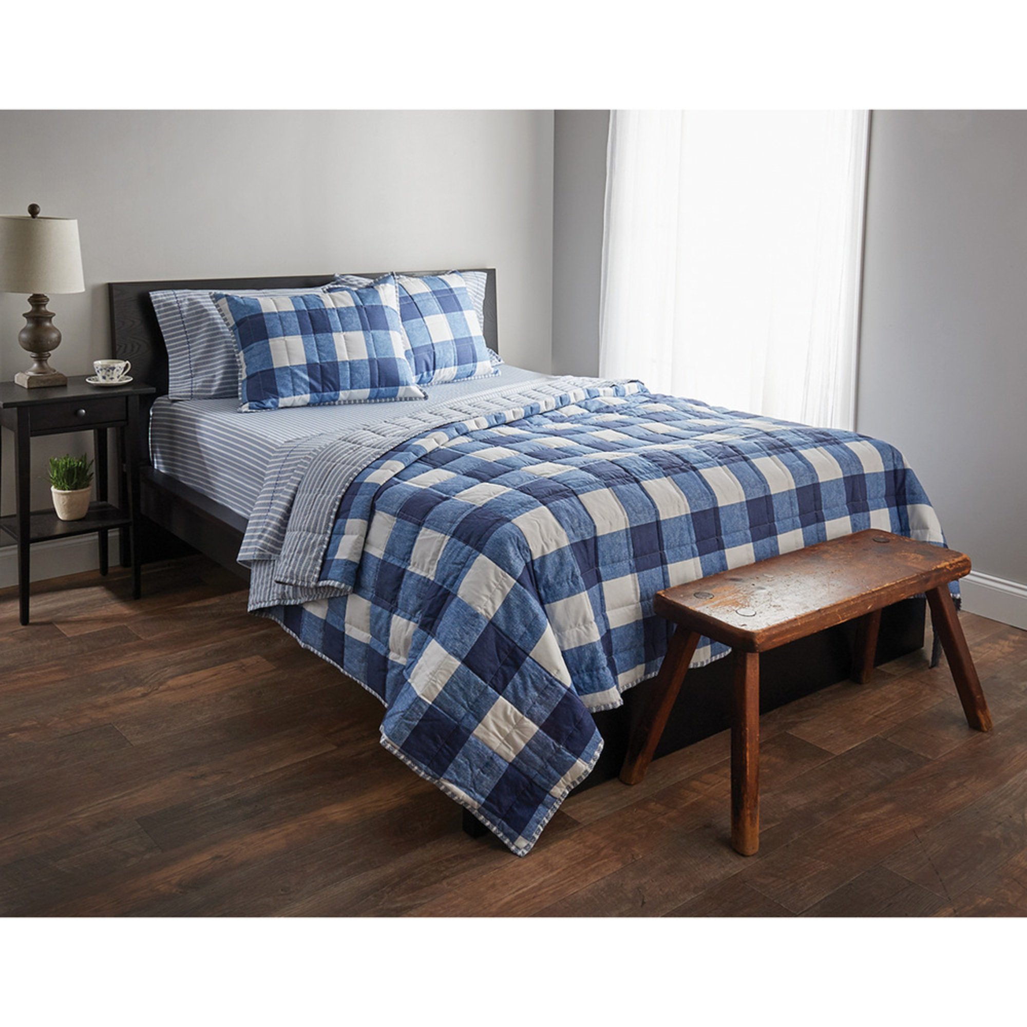 Harbor Home 400 Thread Count Buffalo Plaid Quilt Set | Quilts | For The ...
