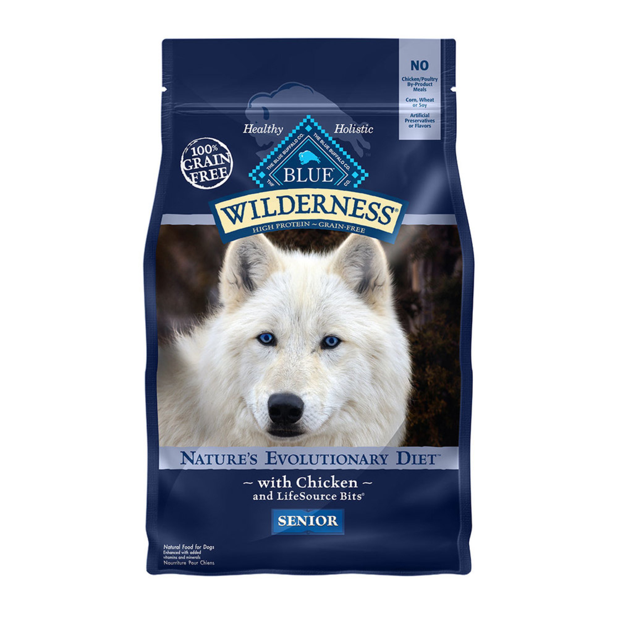 Blue Buffalo Wilderness Grain Free Senior Dog Food | Dog Food | Pet ...