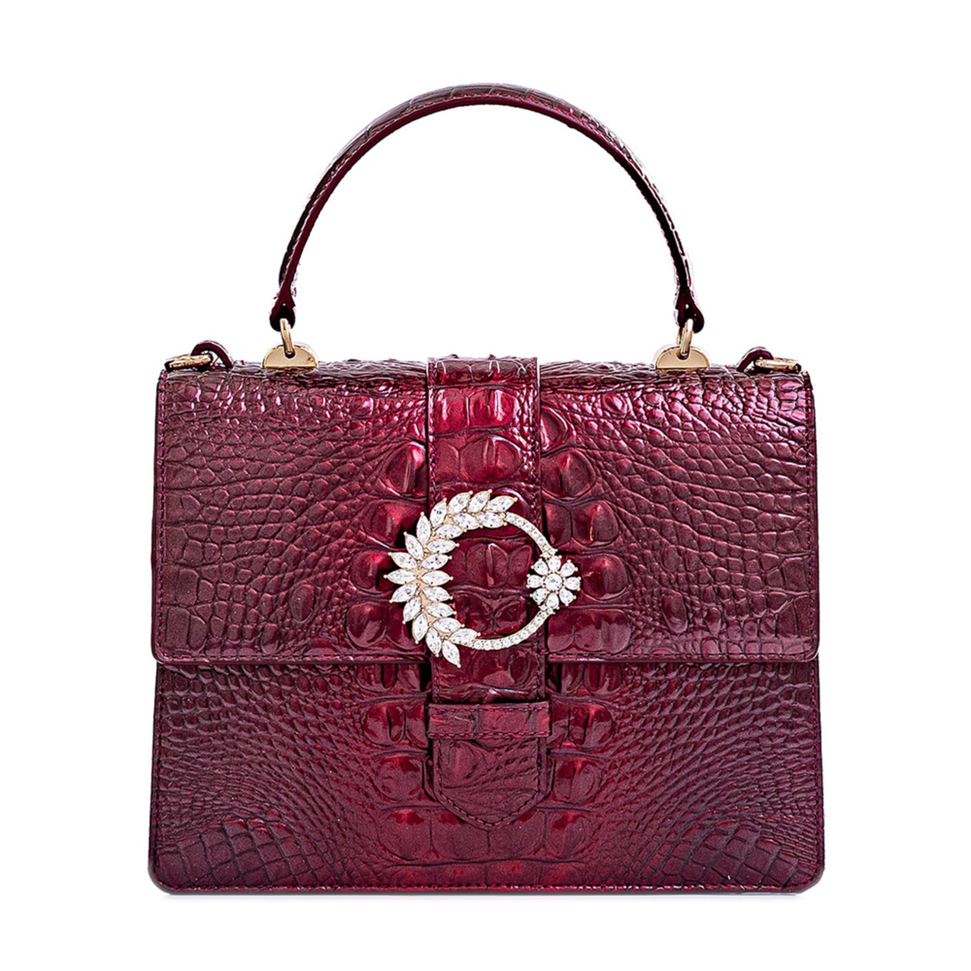 Brahmin Luxe Mini Francine Satchel Infrared Melbourne | Satchels ...