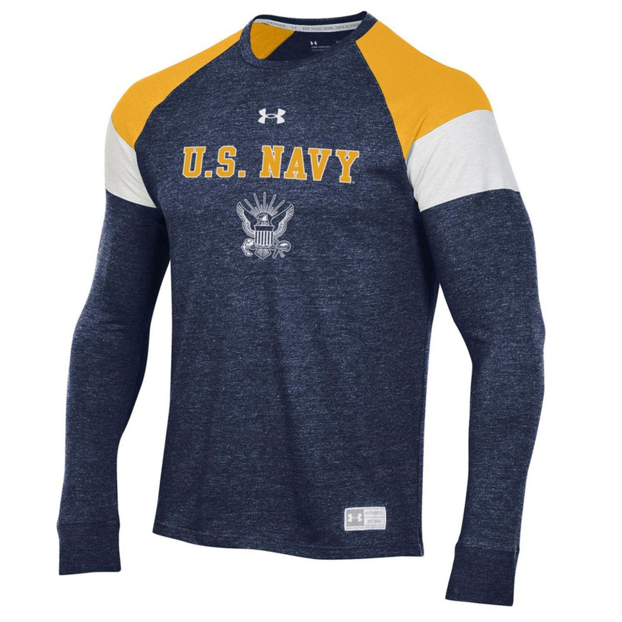 Under Armour Men's Usn Academy Charged Gameday Long Sleeve Tee | Men's ...