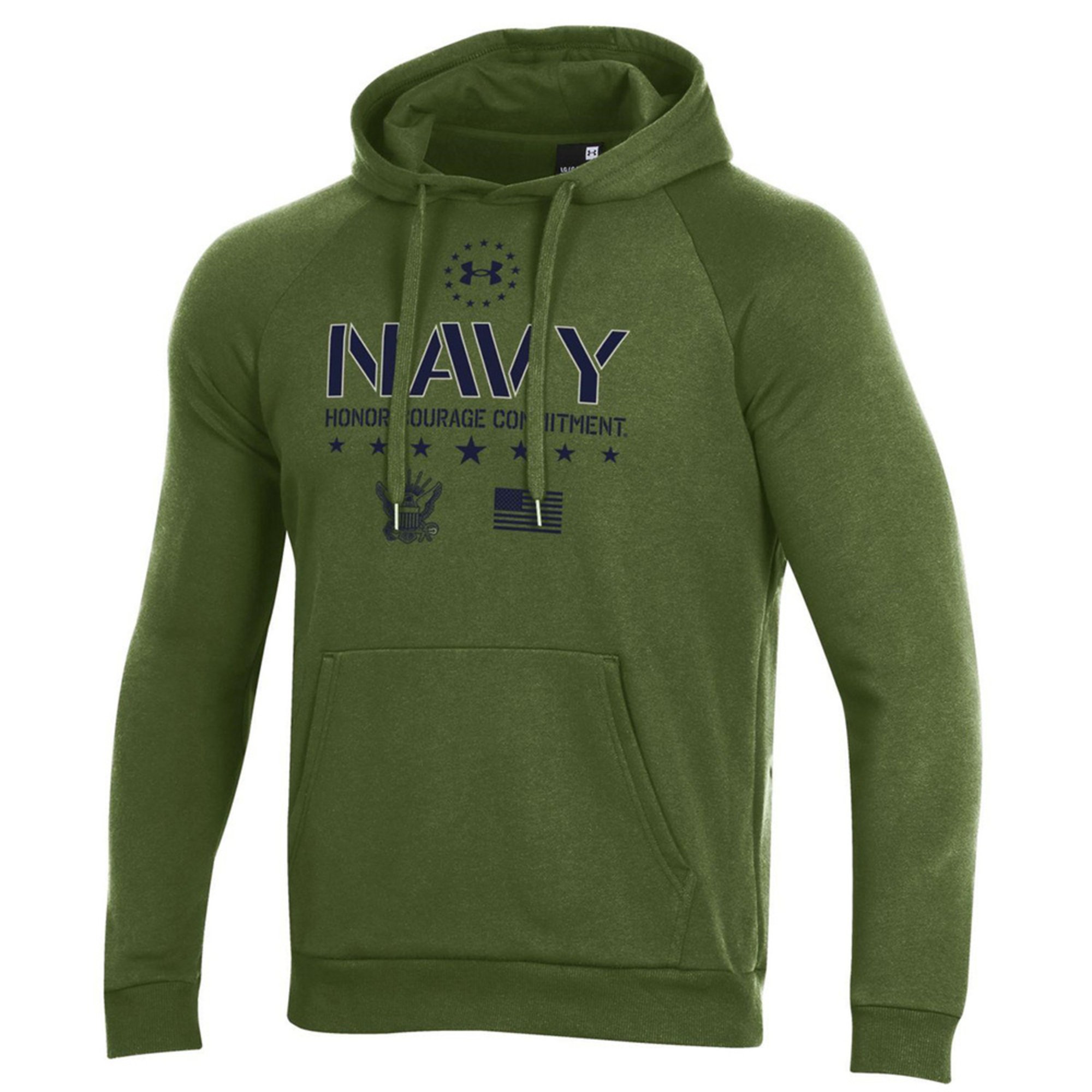 Under Armour Men's Usn All Day Fleece Hoodie | Men's Navy Pride ...