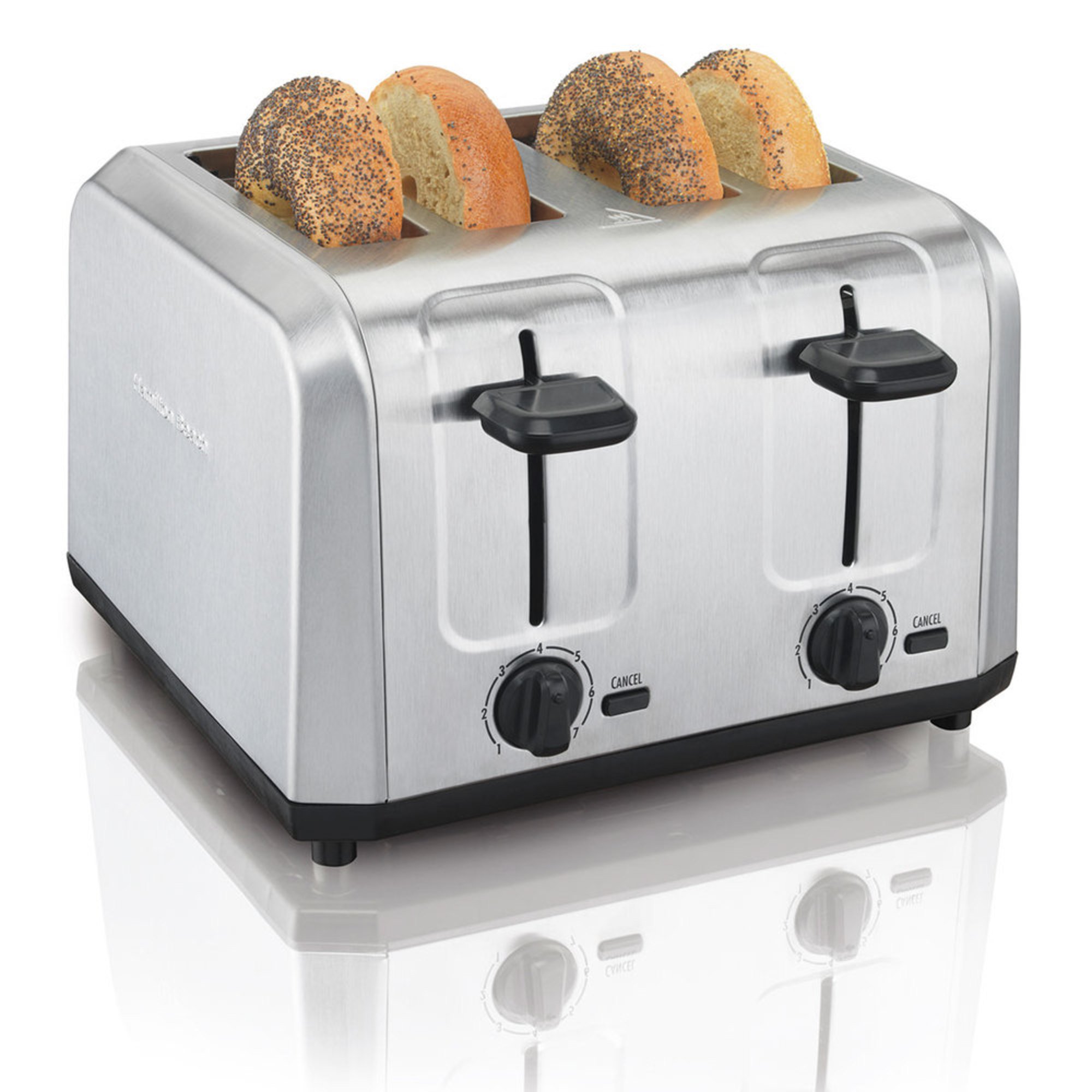 Hamilton Beach 4-slice Stainless Steel Toaster | Toasters & Toaster ...