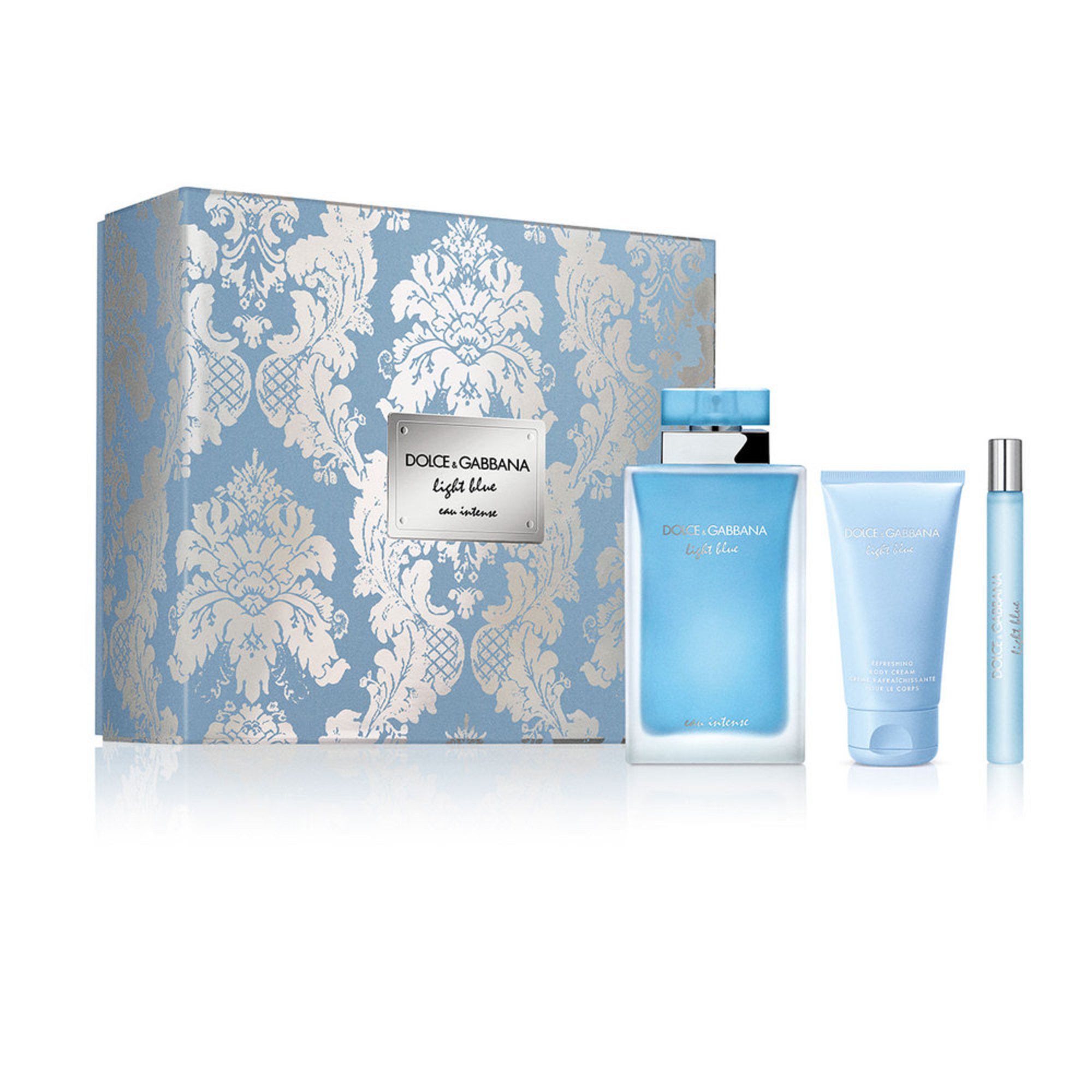 Dolce & Gabbana Light Blue Intense Eau De Parfum 3pc Set | Fragrance ...