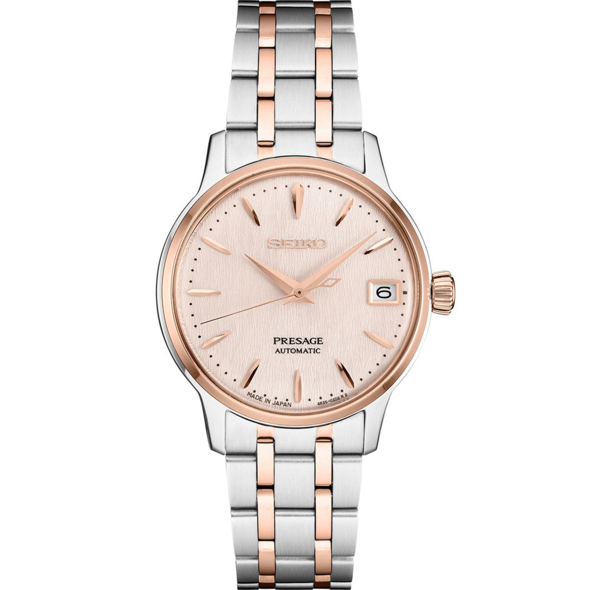 Seiko Women's Seiko Presage Cocktail Time Pink Champagne Automatic ...