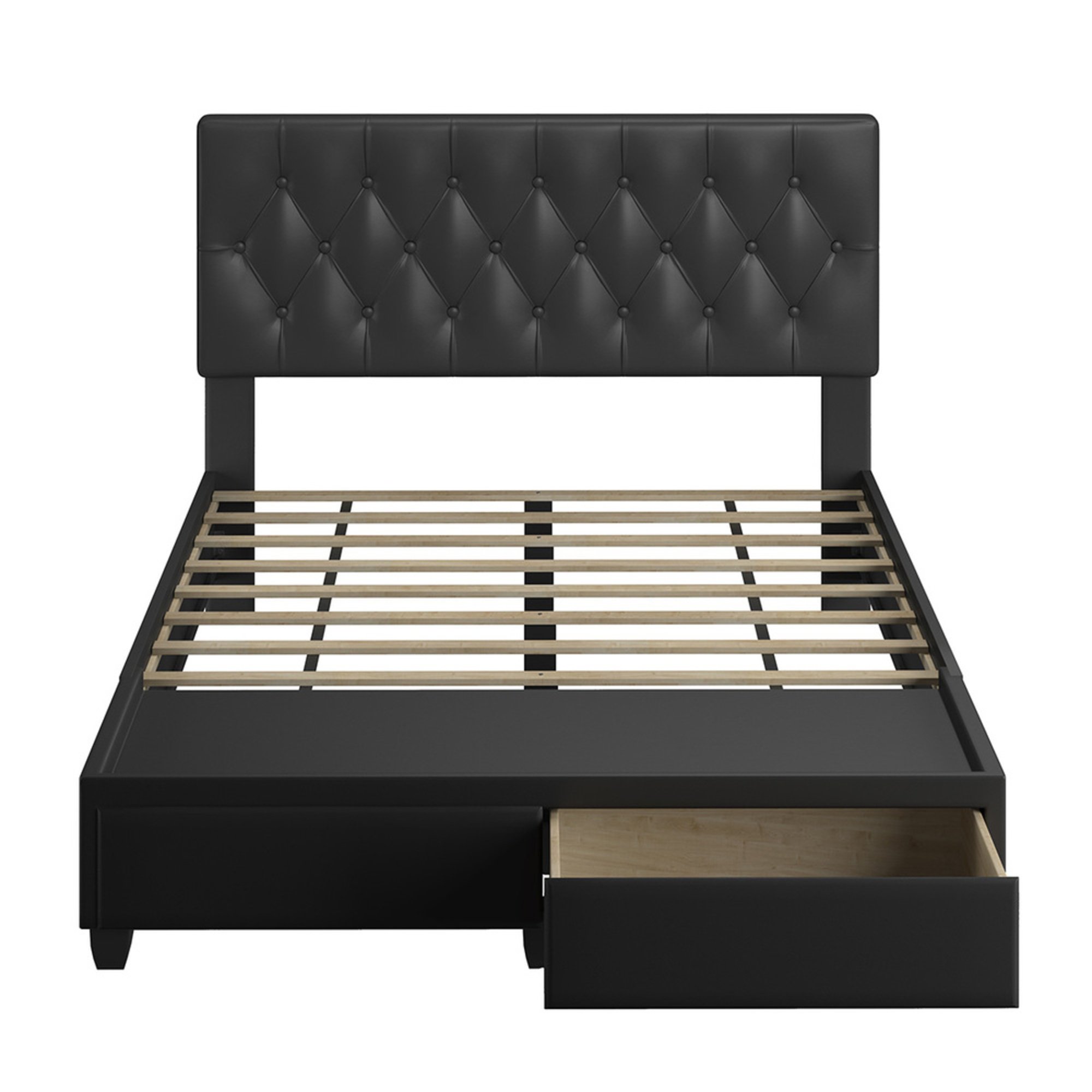Boyd Sleep Angeline Faux-leather Platform Drawer Bed | Beds | For The ...