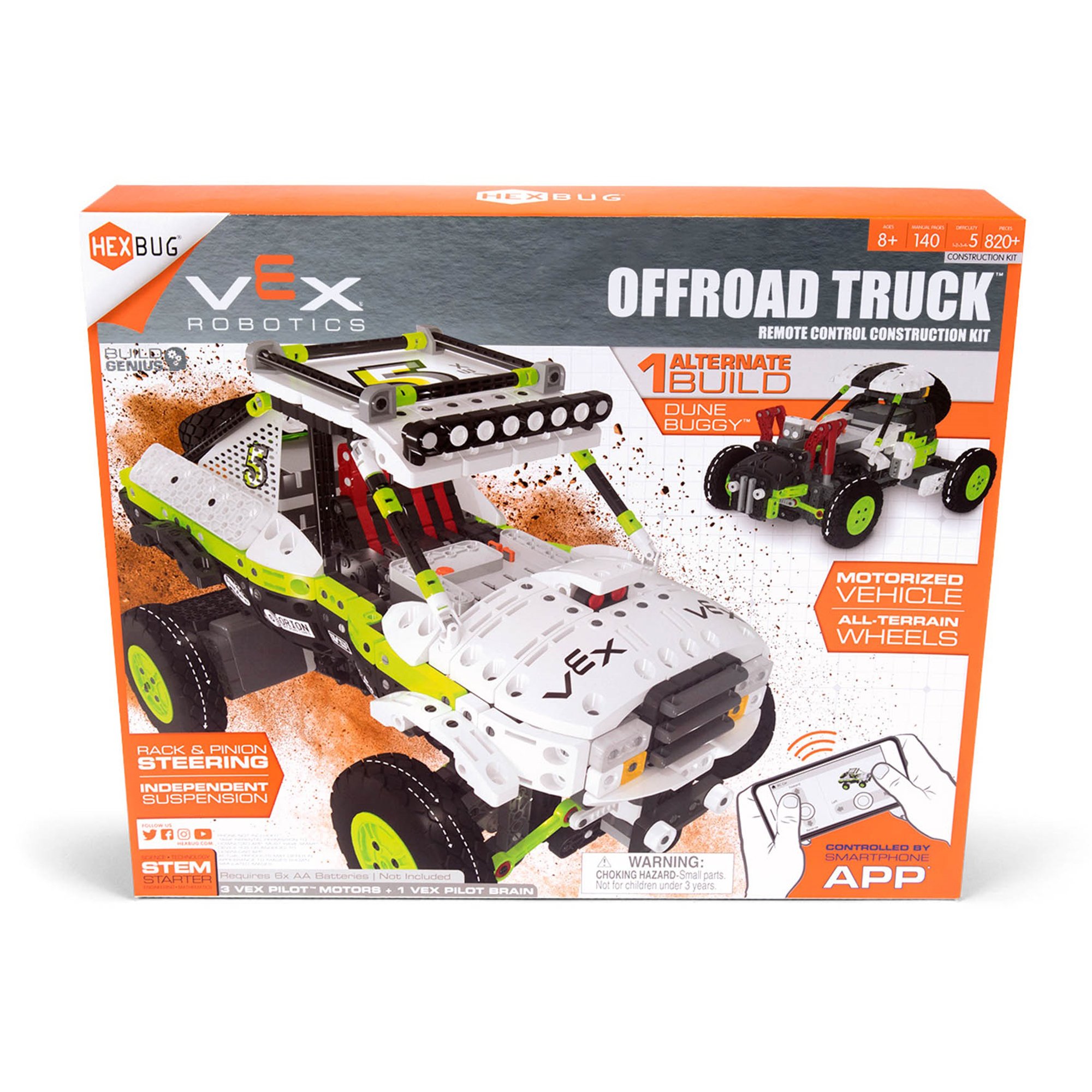 Vex 4x4 Hopper Mud Building Set | Planes, Trains, And Automobiles ...