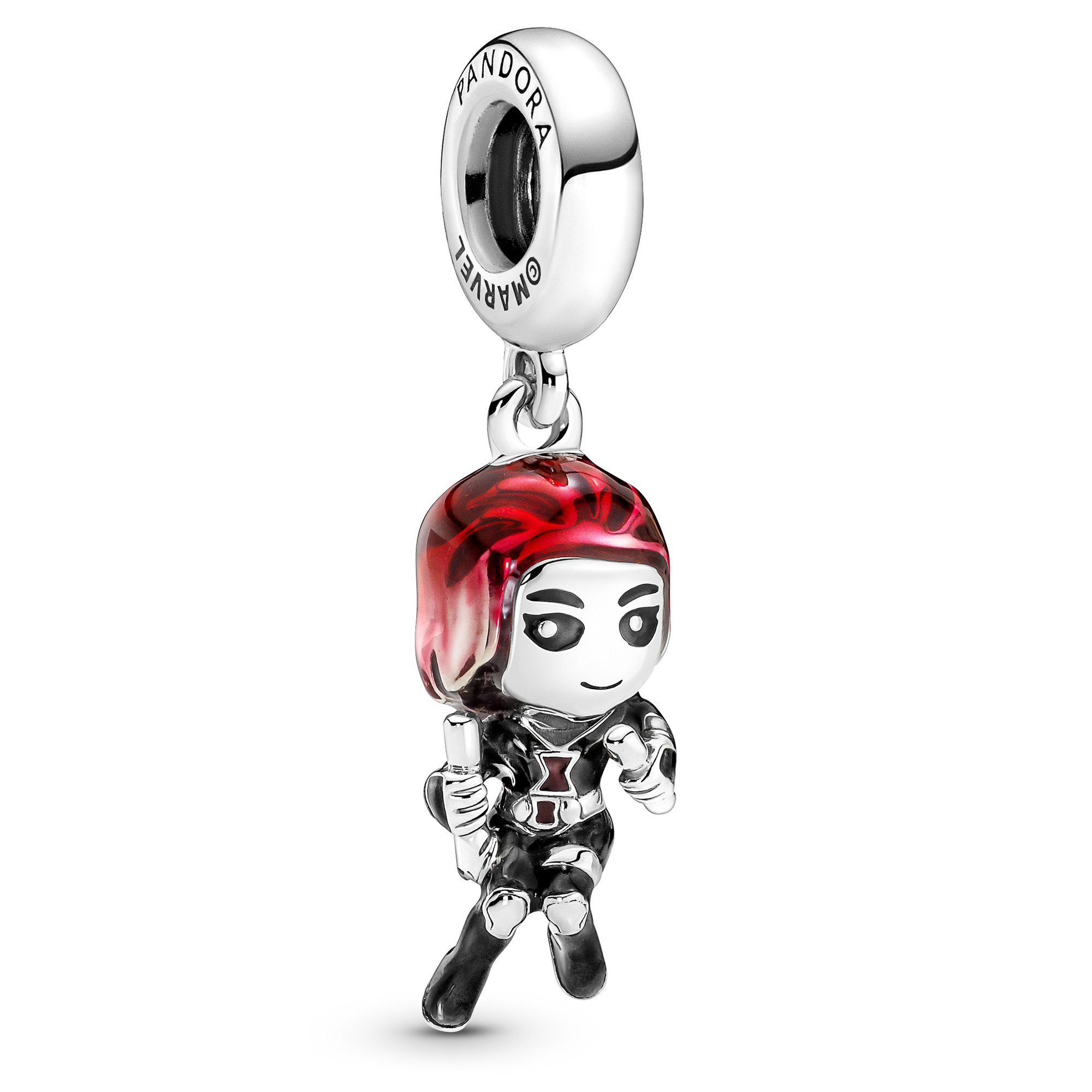 Pandora Marvel The Avengers Black Widow Dangle Charm | Fashion Jewelry ...