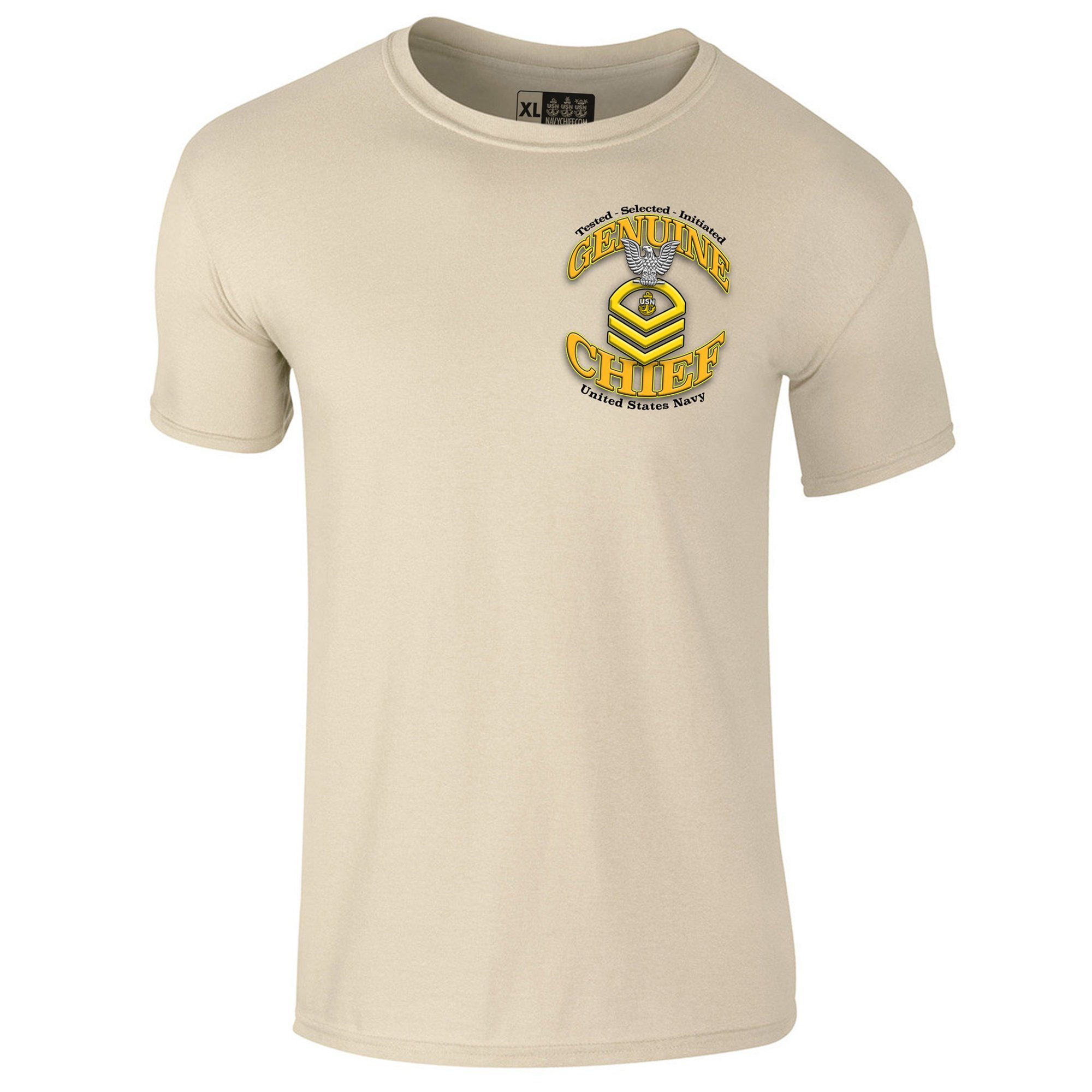 Navaltees Men's Genuine Chief Cpo Goat Tee | Men's Navy Pride Tees ...