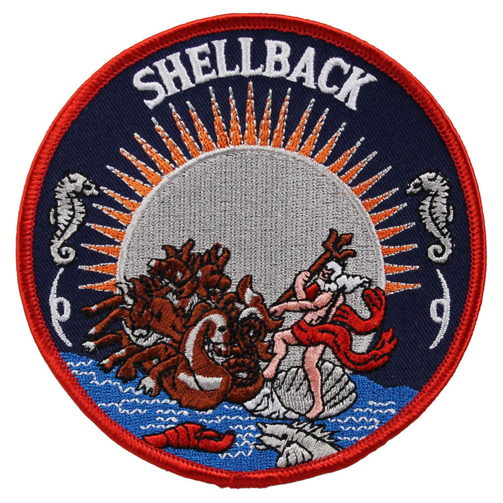 Eagle Crest Usn Shellback Patch | Patches,stickers,pins & Magnets ...
