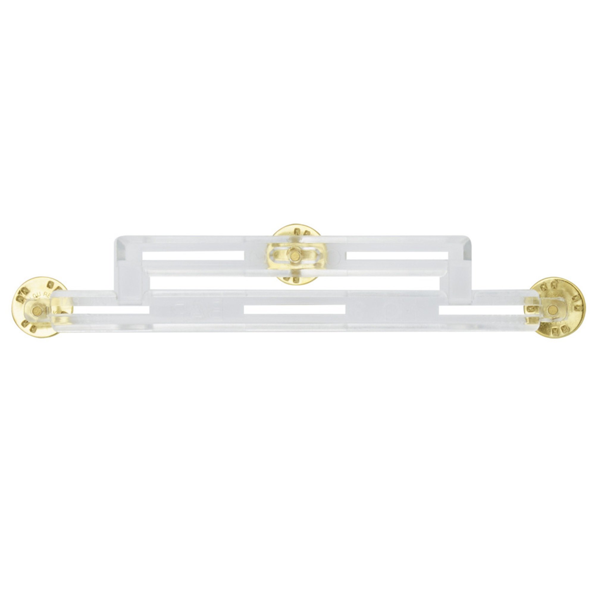 5 Ribbon Mounting Bar Holder Clear Plastic No Space | Mounting Bars ...