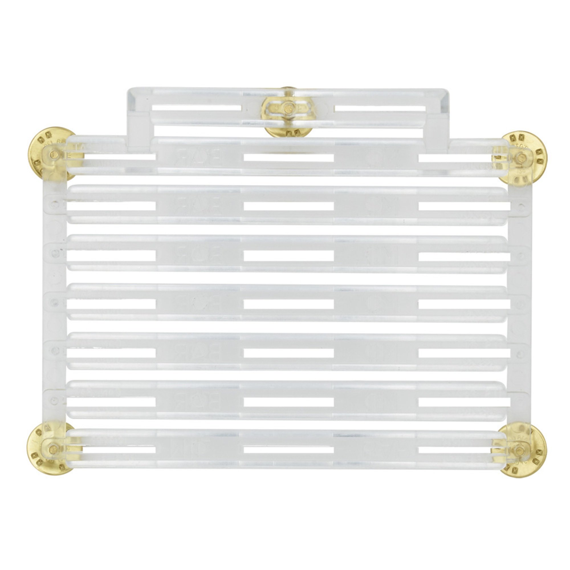 23 Ribbon Mounting Bar Holder Clear Plastic No Space | Mounting Bars ...