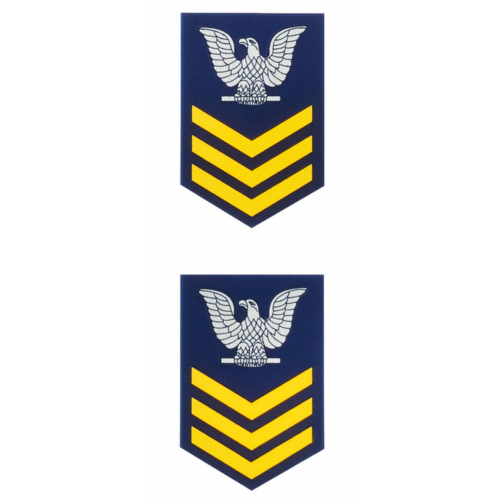 Mitchell Proffitt Usn E6 1st Class Mini Gold Chevron Decal | Patches ...