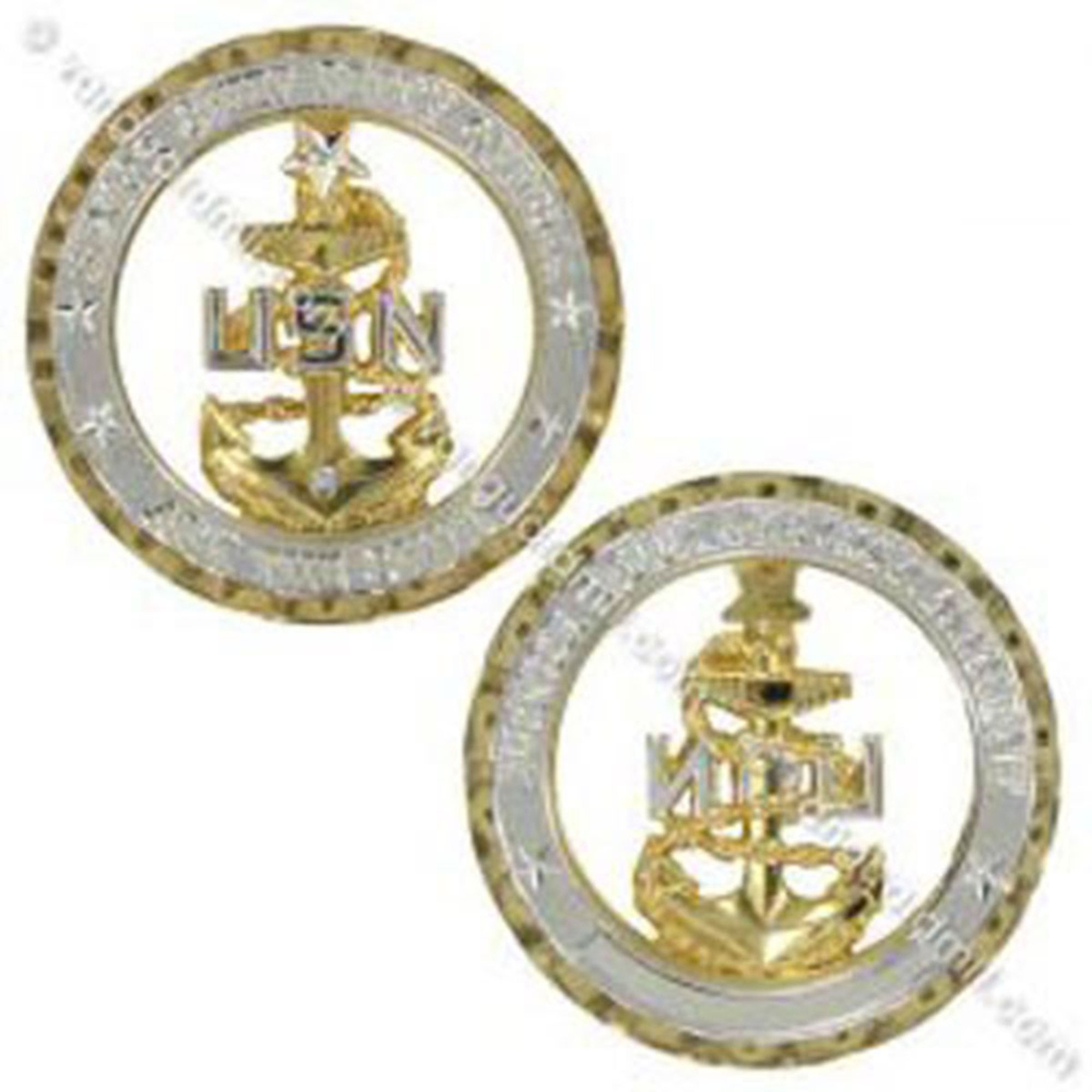 Vanguard E8 Senior Chief Coin Cut Out Anchor | Navy Chiefs | Navy Pride ...