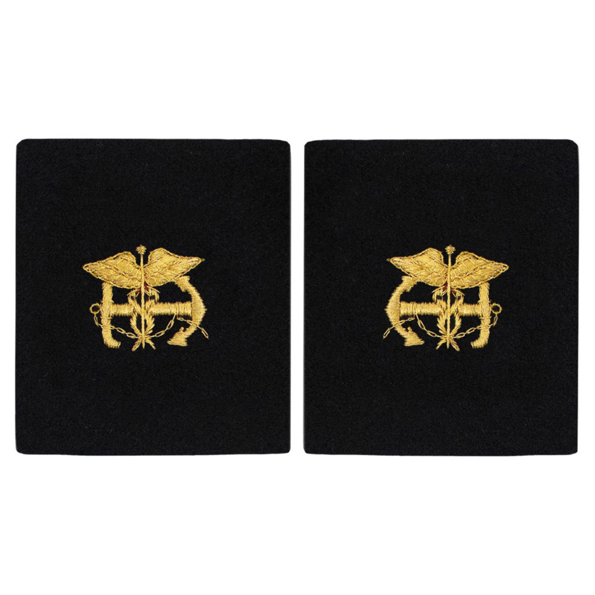 Usphs Sleeve Device In Gold On Blue | Public Health Service | Military ...