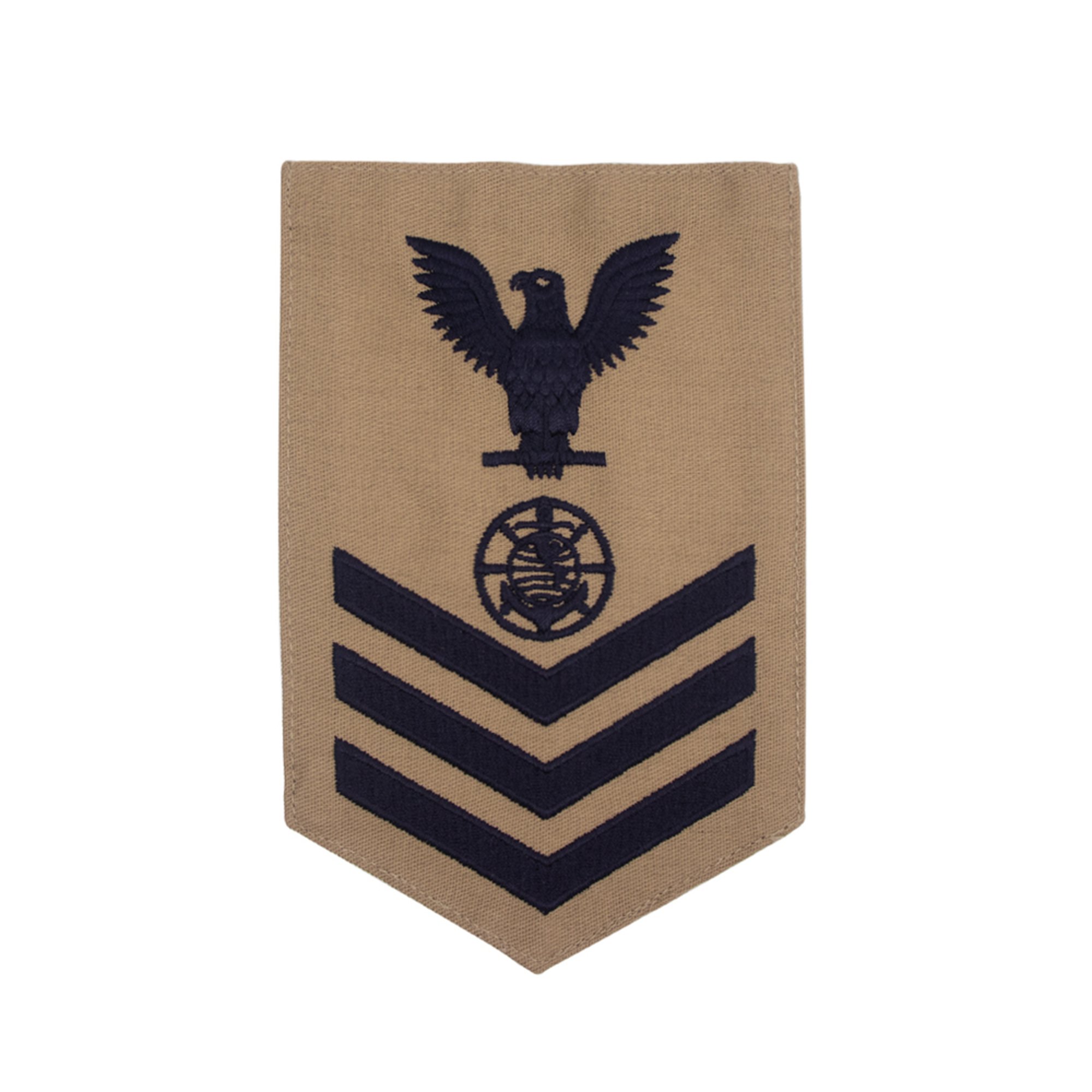 Fmf Men's E4-e6 (rp1) Rating Badge In Blue On Khaki For Religious ...