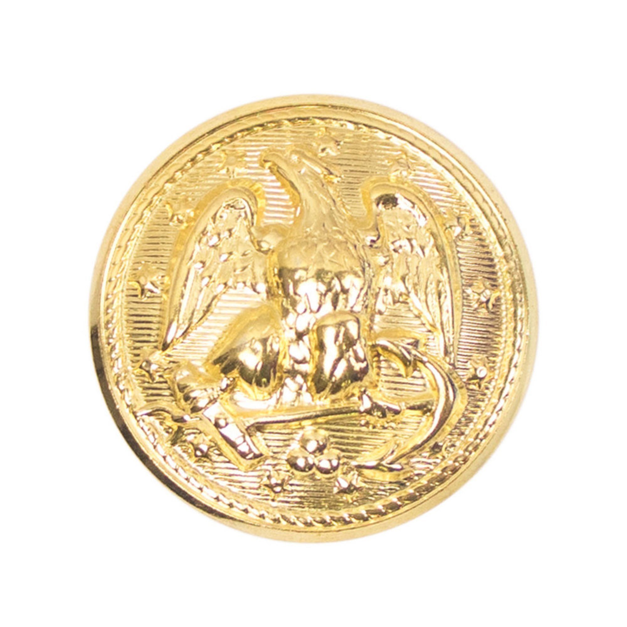 Button 35 Ligne Gold Button Dress Blouse Size Single | Buttons ...