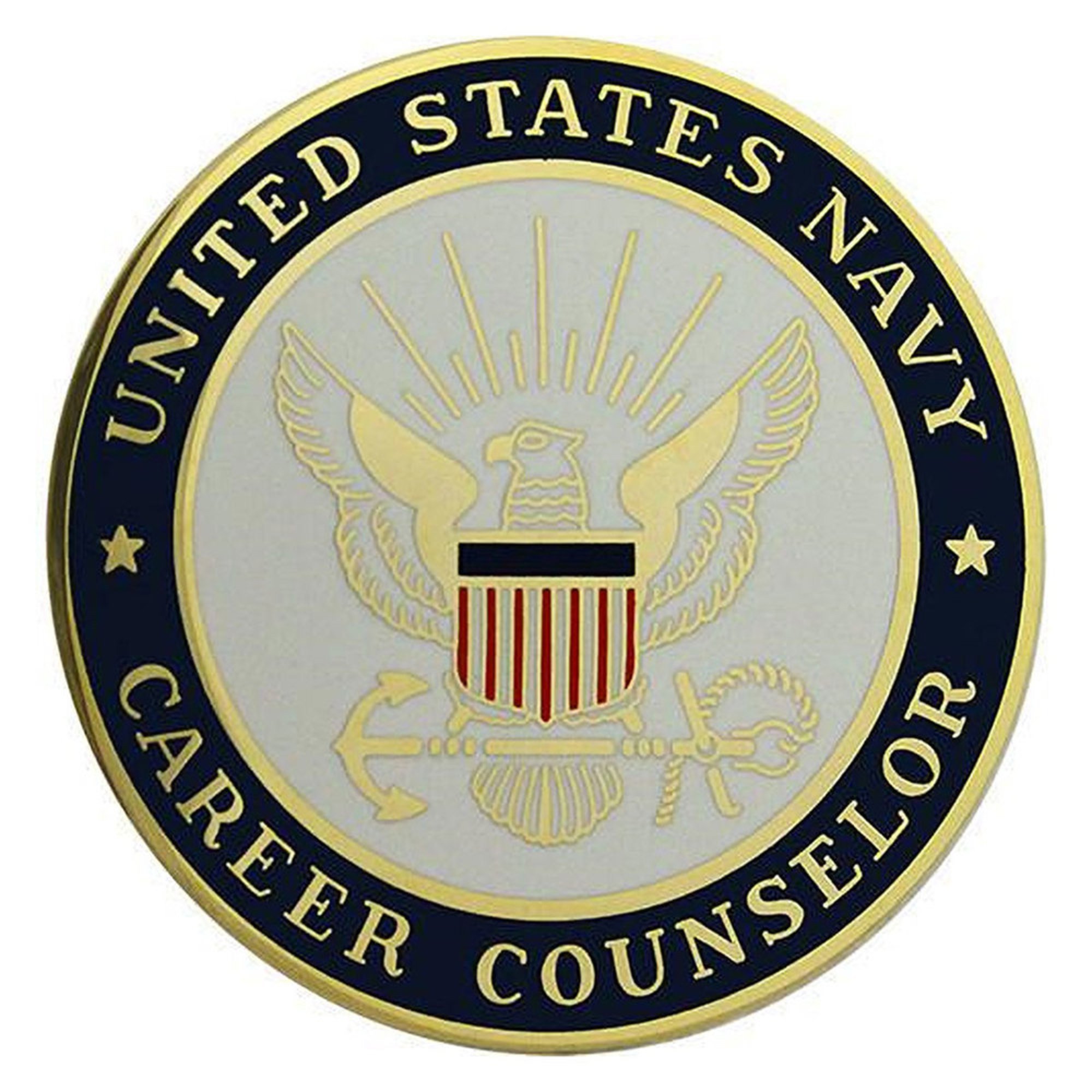 Id Badge Full Size Career Counselor Enamel | Warfare Devices & Command ...